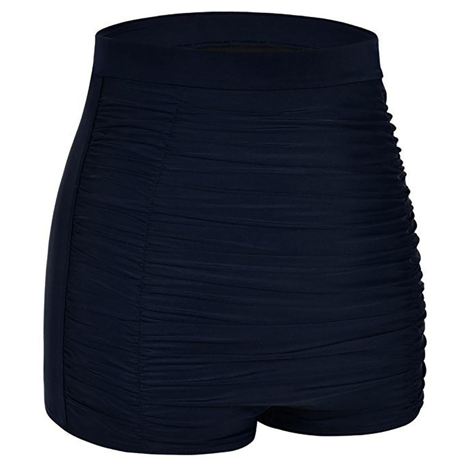Zhensanguo Swim Bottoms for Women Ruched Tummy Control High Waisted ...