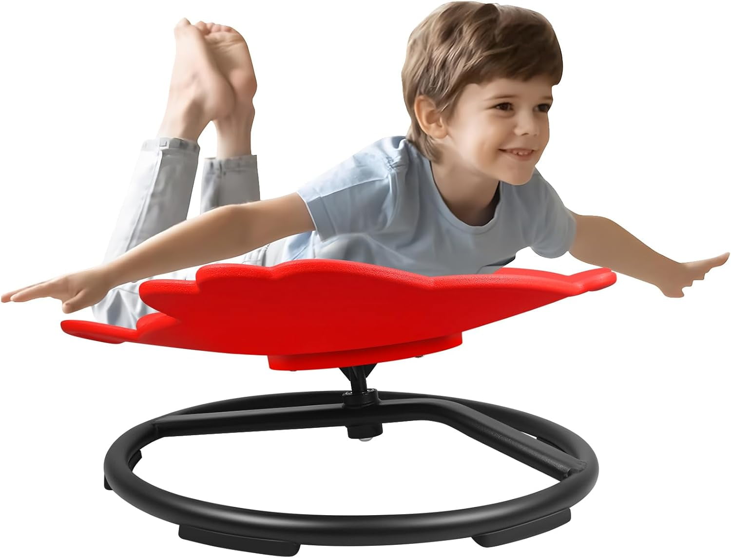 Zhenx Spinning Chair for Autistic Kids, Fish Shape Kids Sensory Swivel ...