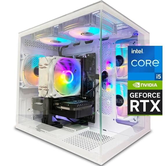 ZhiC Gaming Desktop PC, AMD Ryzen 5, RX 6600 8G, 16GB RAM, 1TB SSD, Win ...