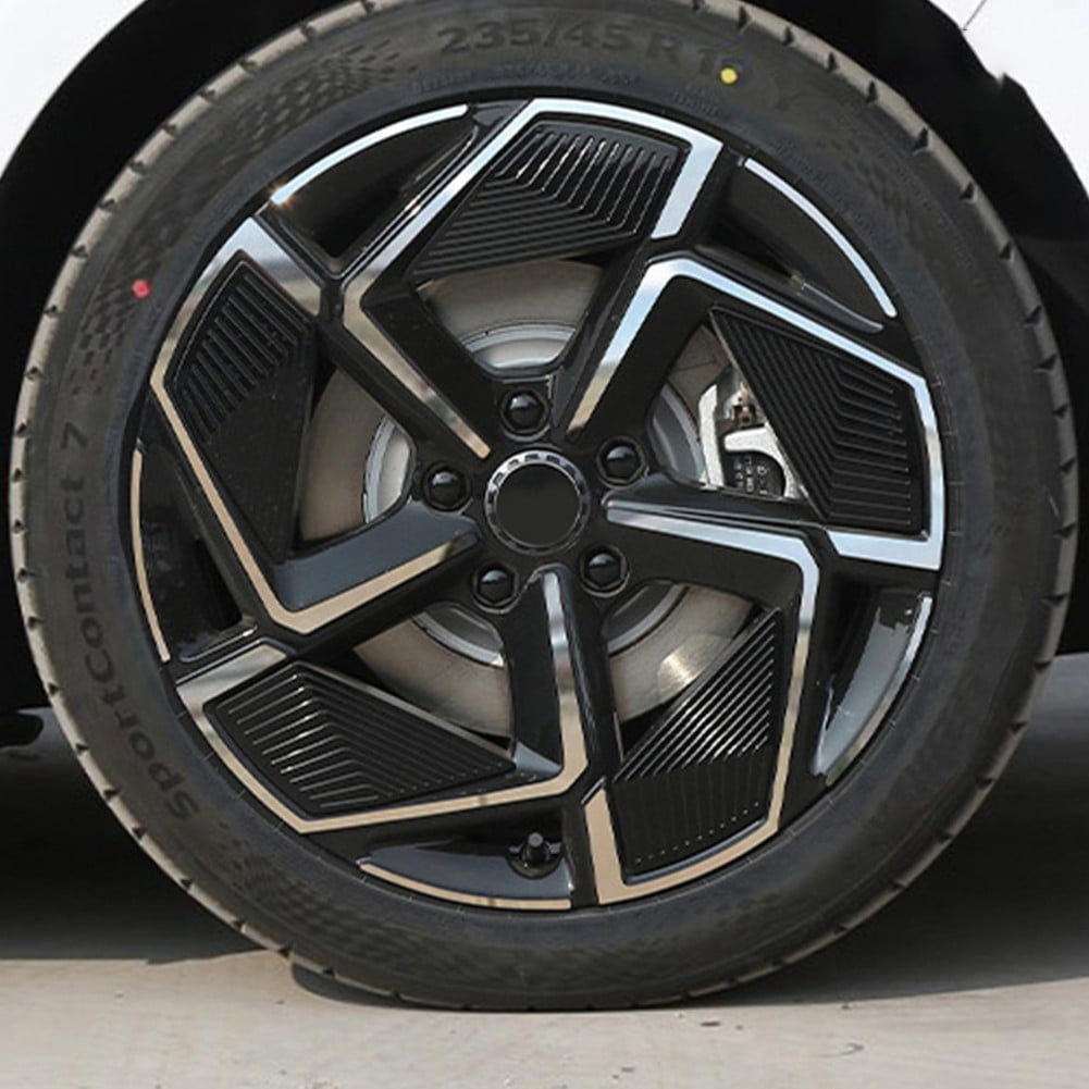 Zhihehui 4pcs For BYD Wheel Hub Stickers PVC Prevent Dirt Wheel Hub ...