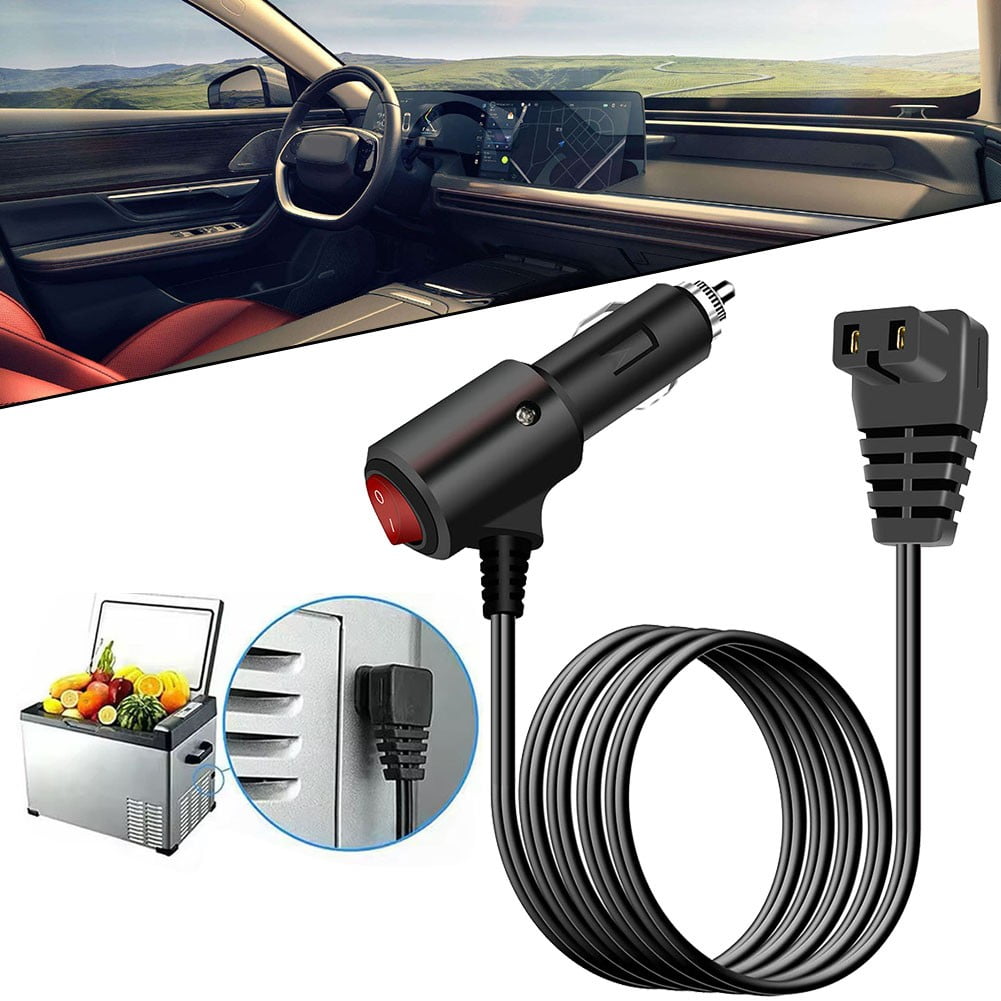 Zhihehui Car Cooler Cool Box 16AWG 15A Cable Plug Wire Car Refrigerator ...