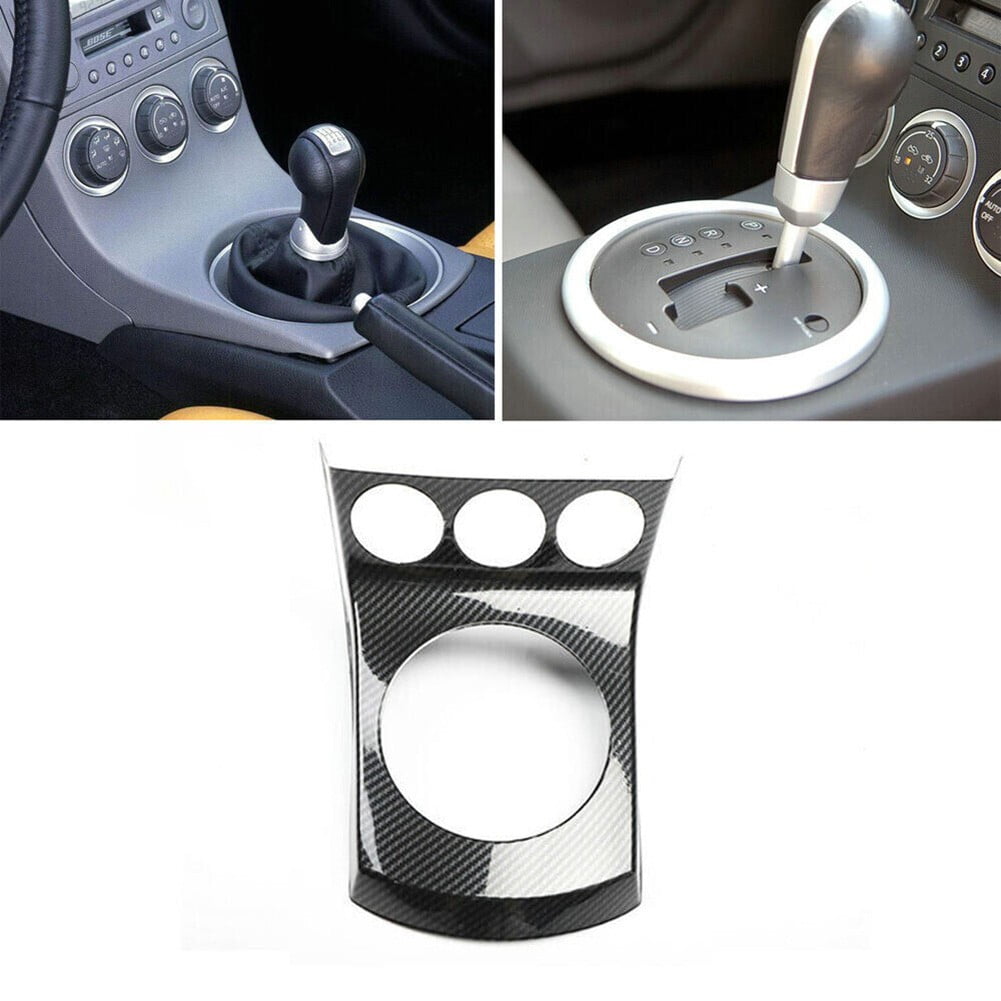 Zhihehui Carbon Fiber Automat Gear Shift Panel Cover Decor Trim For Nissan For 350z Z33 2003 ...