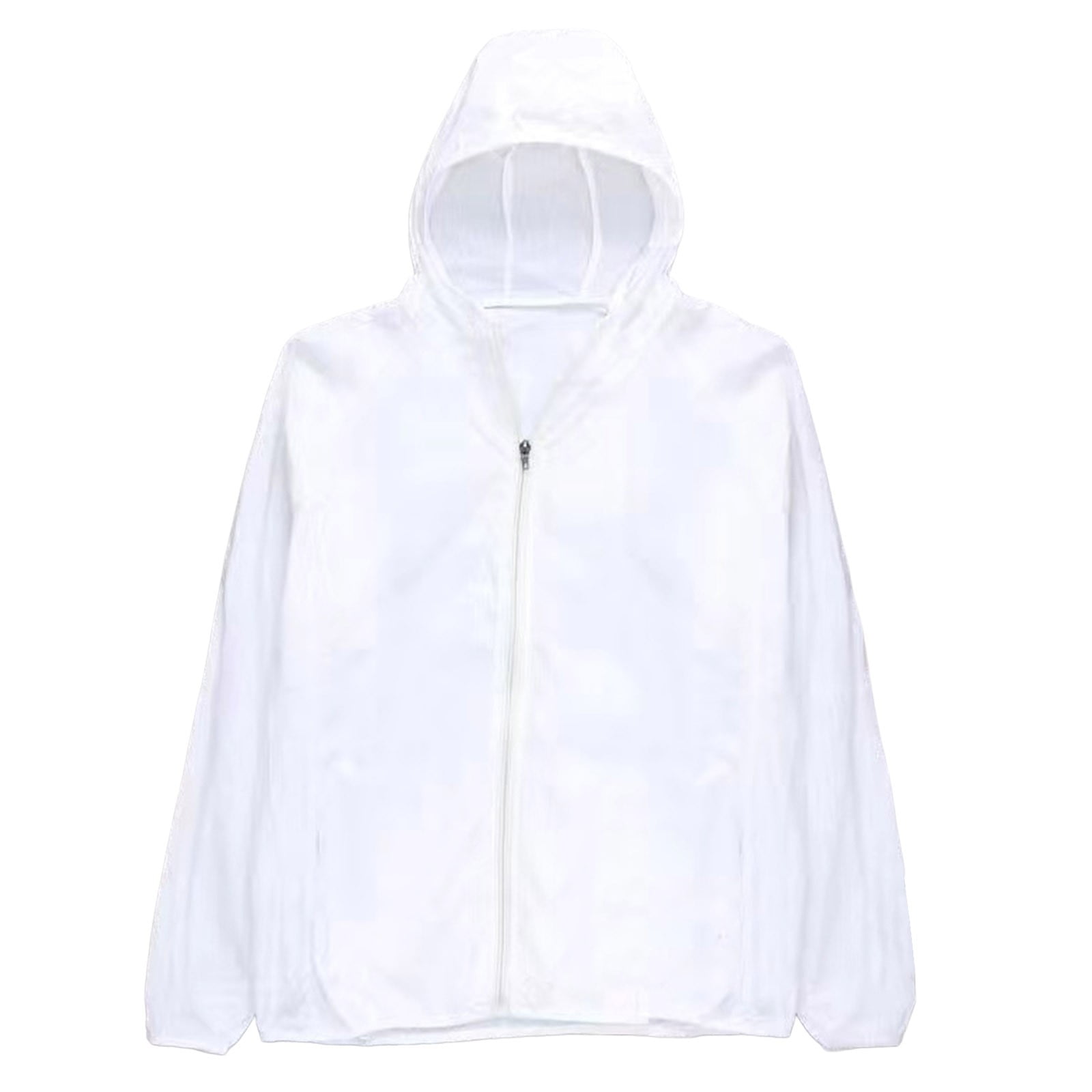 Zhishanbh Clearance Coat for Men Male Solid Color Hooded Sun Clothing ...