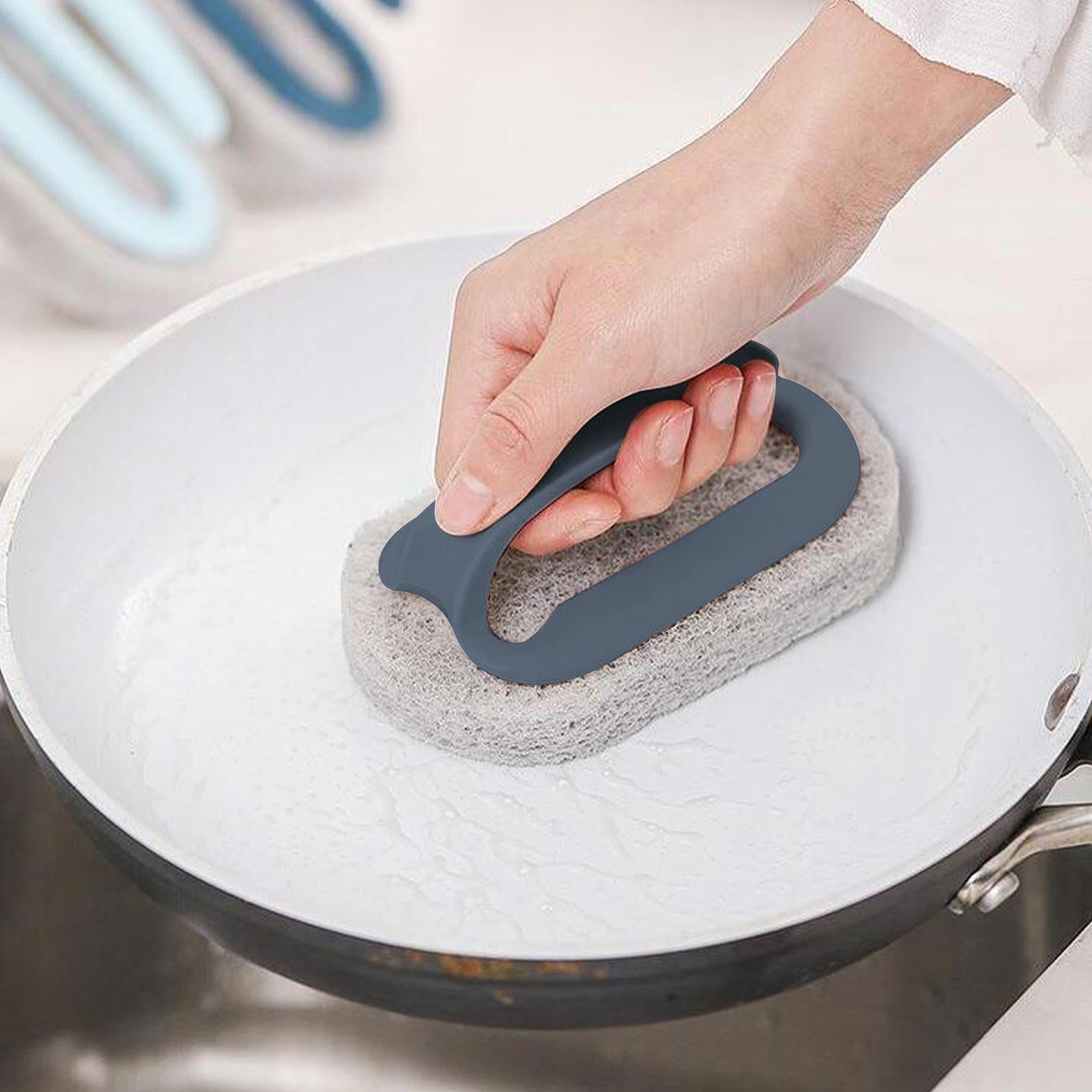 Zhiui，Long Handled Hard Bristle Ceramic Tile Bathtub Brush For Hard To ...