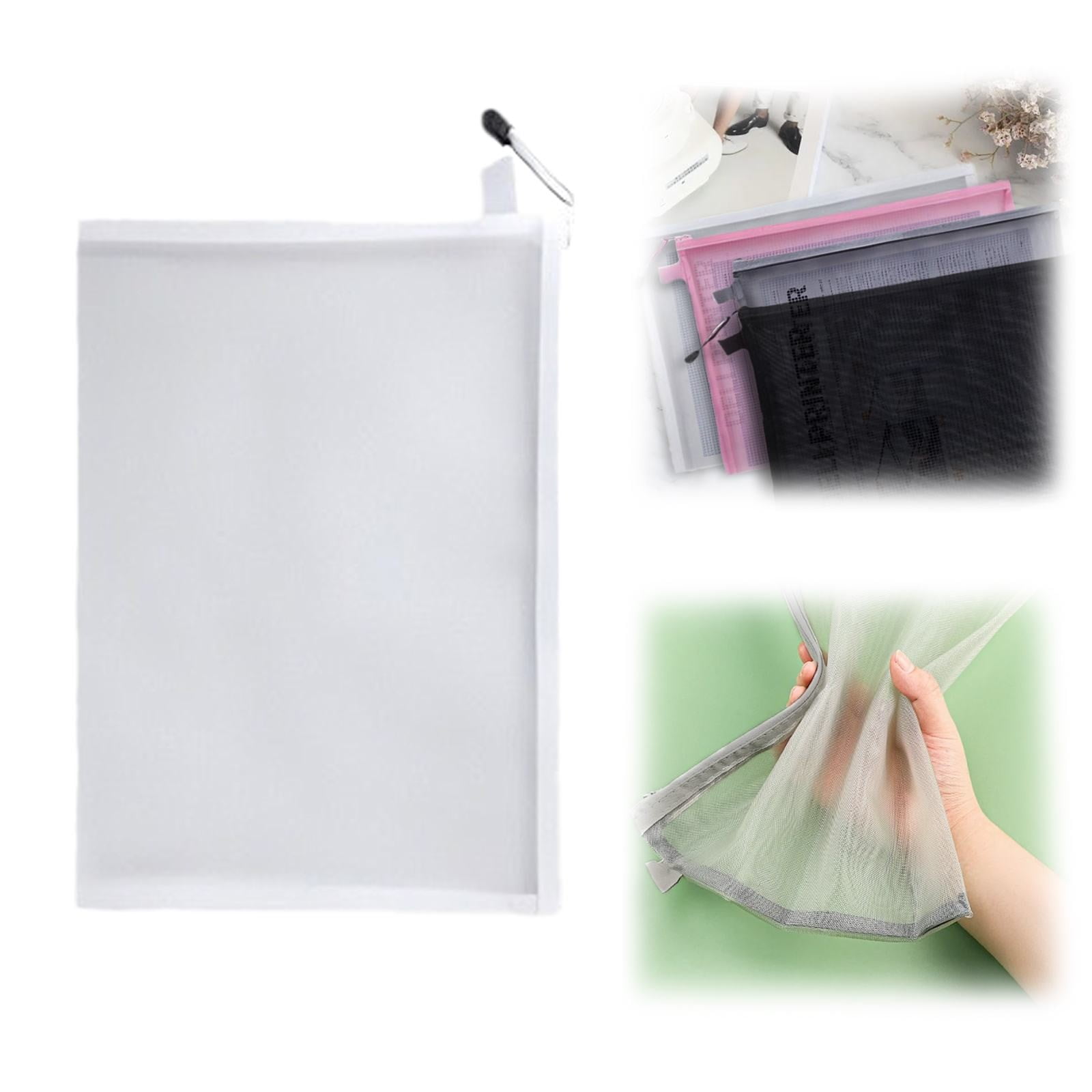 Zhiui Plastic Prong Folders Exam Specific A4 Sized Organization Bag ...