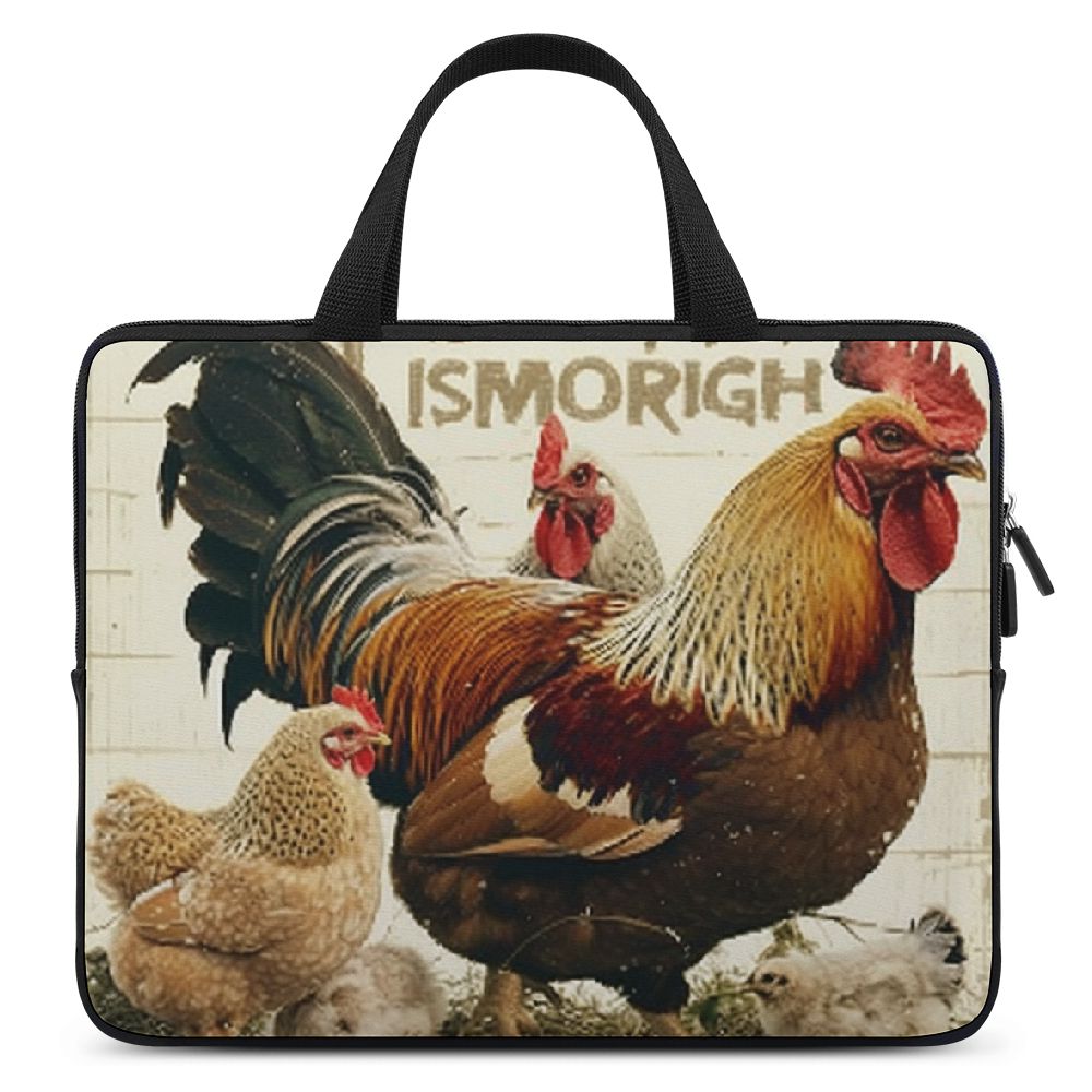 Zhiwo Chickens Rooster Album Cover Laptop Handle Bag Diving Fabric ...
