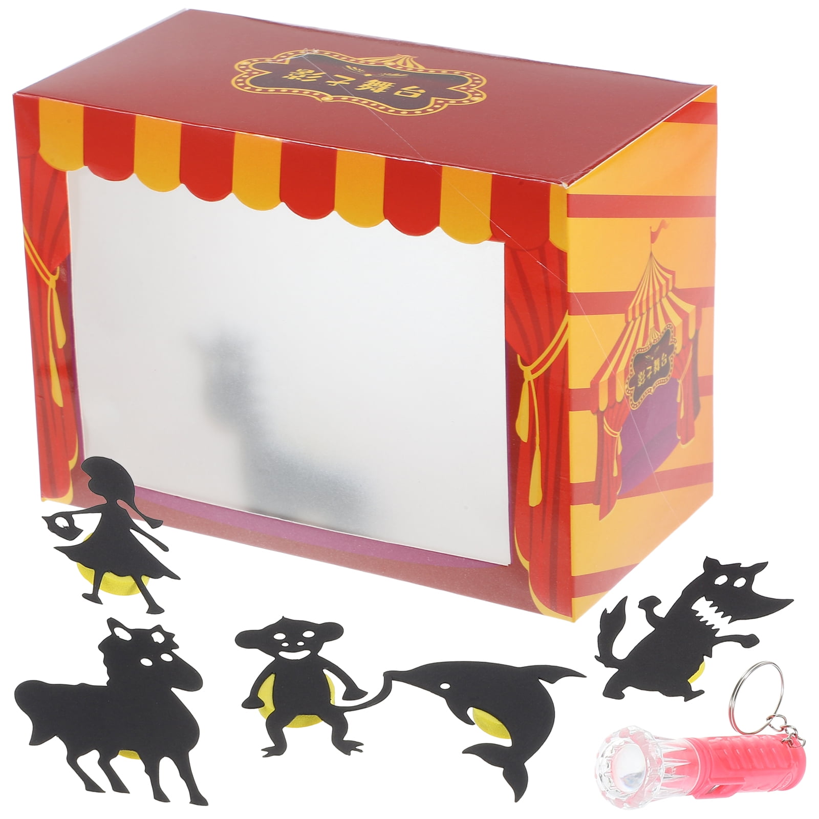 Zhiyie 1 Set of Folk Shadow Toy Chinese Shadow Puppetry Kit Shadow ...