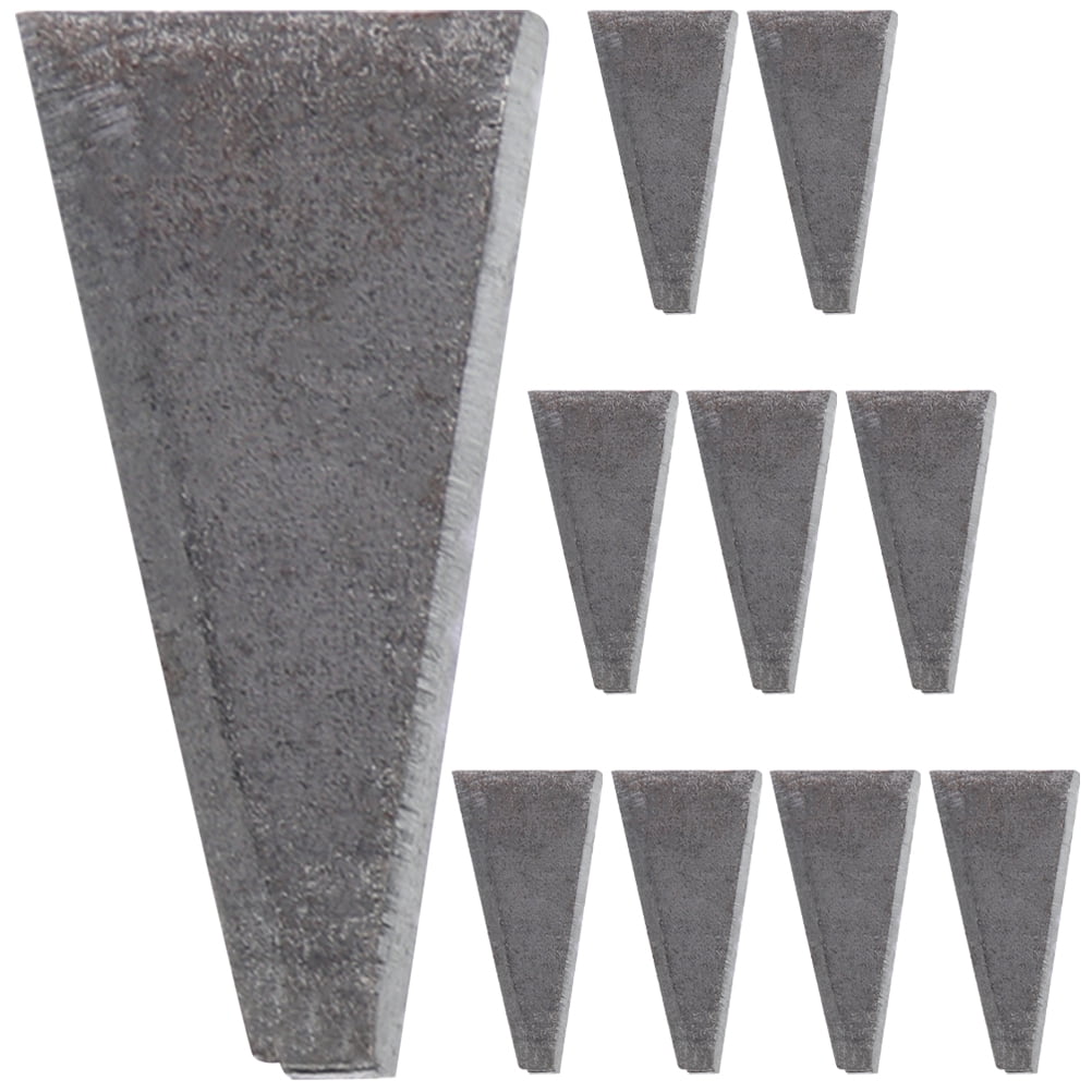 Zhiyie 10pcs Axe Wedge Carbon Steel Axe Fixing Wedge Axe Repair Tool ...
