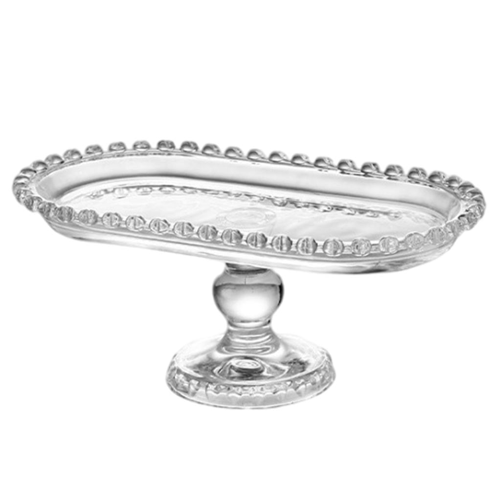 Zhiyie 1Pc Modern Fruits Storage Plate Decorative Crystal Glass Snacks ...