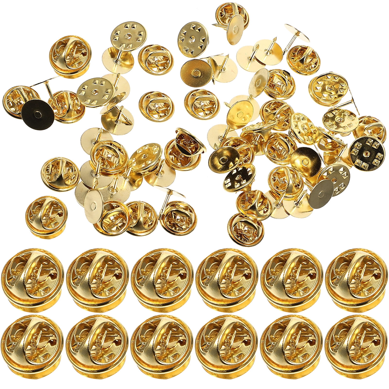 Zhiyie 50 sets of Pin Back Clutch Pin Back Locking Pin Locking Back ...