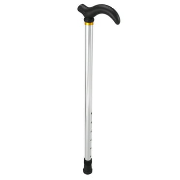 PCP Wood Cane With Round Handle, Walnut, Medium Grip HSA/FSA Eligible ...