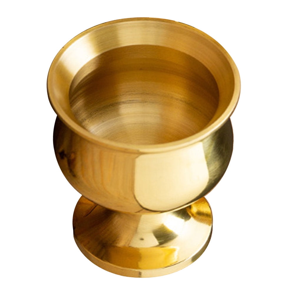 Zhiyie Buddhist Water Cup Brass Temple Cup Luxury Retro Temple Cup ...