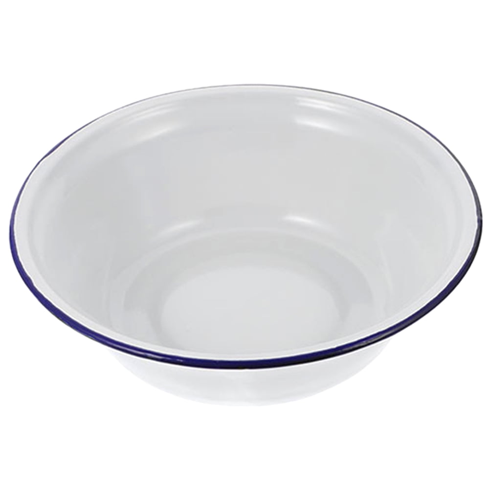 Zhiyie Enamel Bowl Unbreakable Enamelware Serving Bowl Round Mixing ...