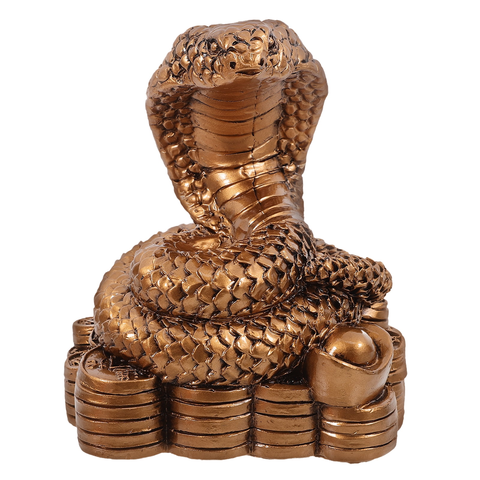 Zhiyie Snake Figurine Resin Snake Statue Spring Festival Snake ...