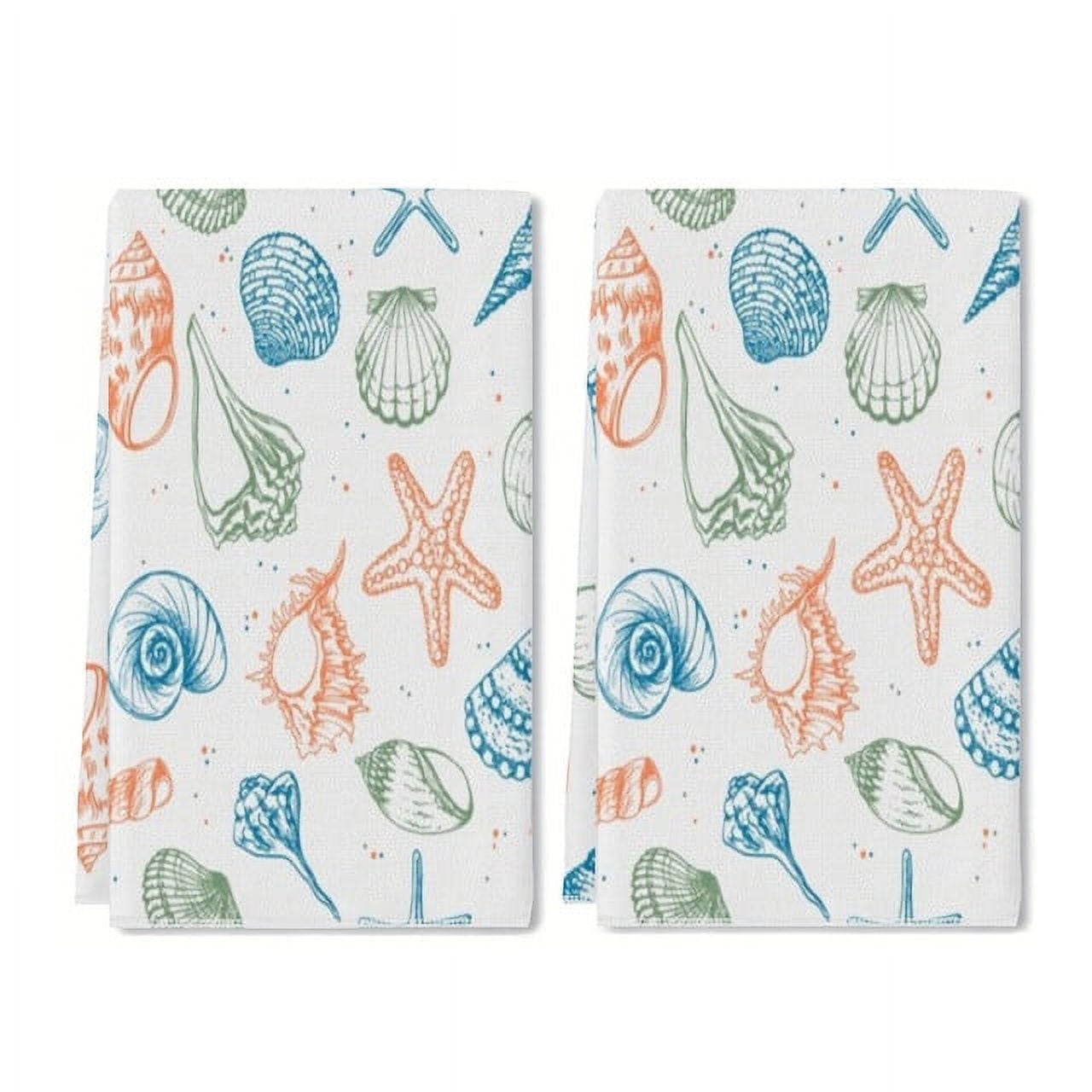 Zhmjortal Kitchen Towels or Dish Towels, Polyester , Set of 2 16 x 24 ...