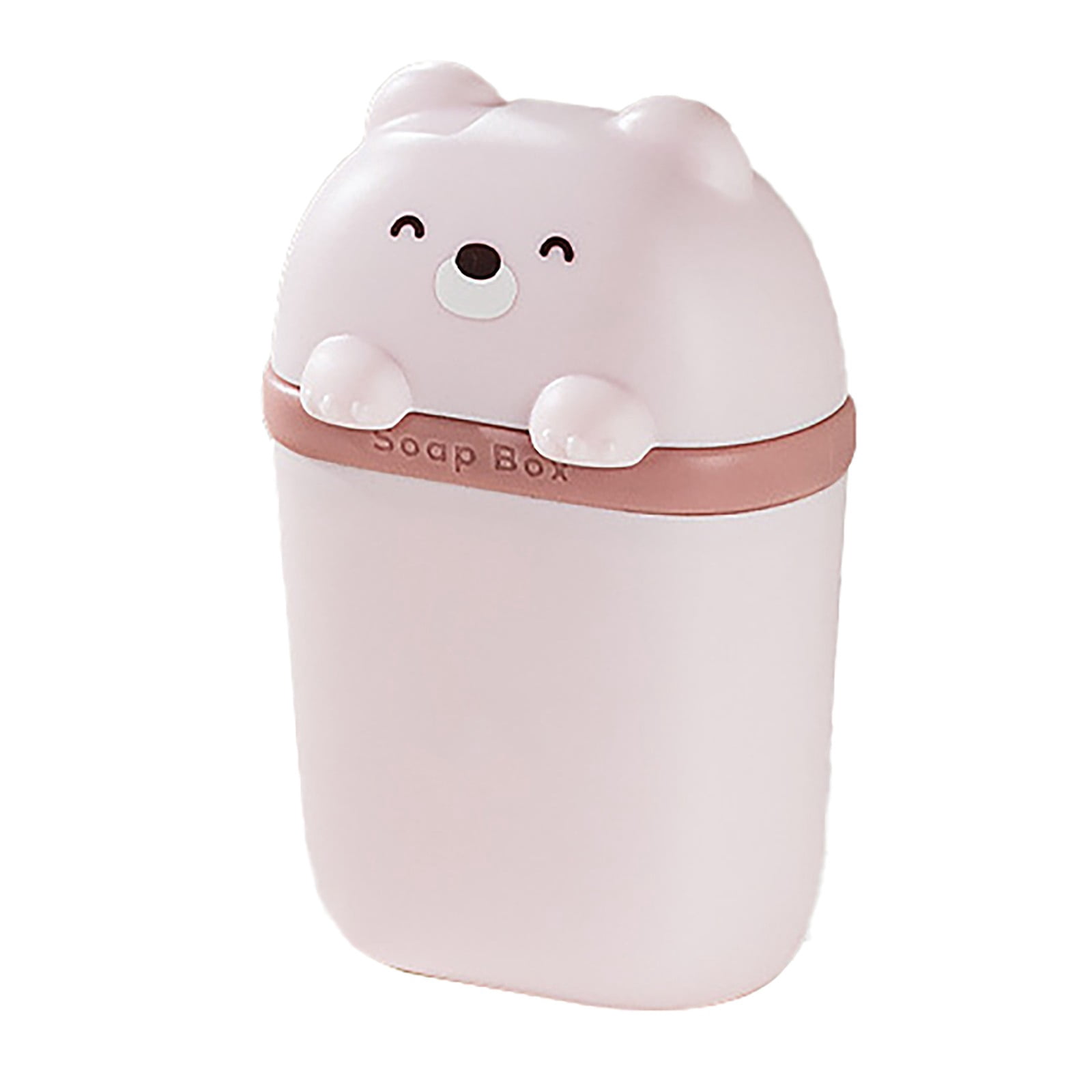 Zhnaai Travel Soap Box Portable Cartoon Soap Box with Lid and Drain ...
