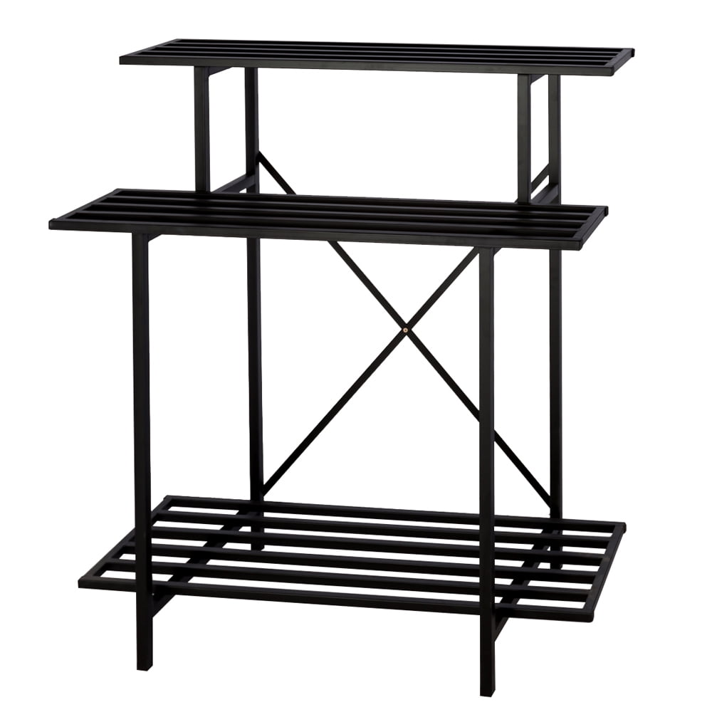 Zhongma 3 Tier Metal Planter, Sturdy Plant Stand, Indoor & Outdoor, 660 ...