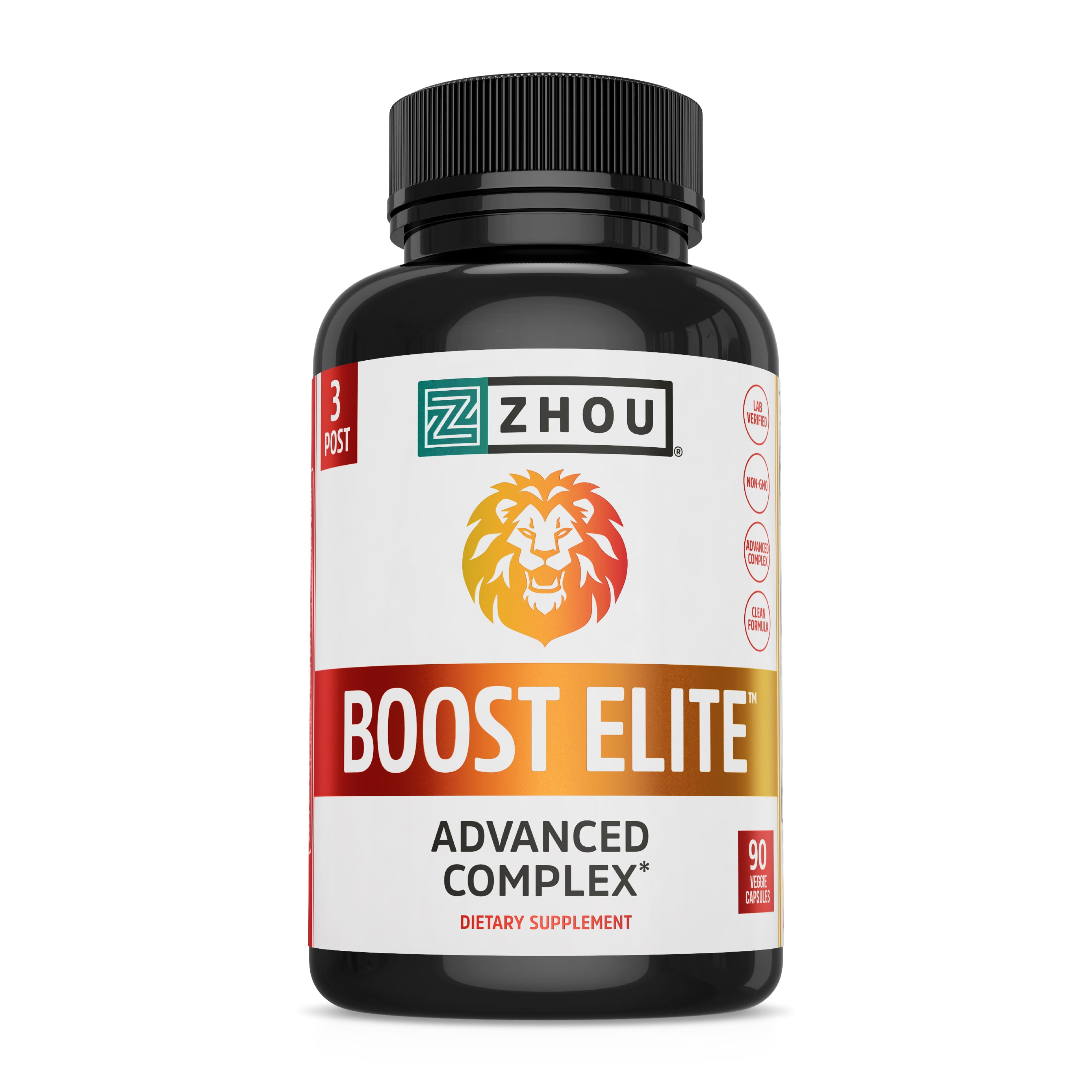 Zhou Nutrition BOOST ELITE Test Booster, T-Level Support, Energy ...