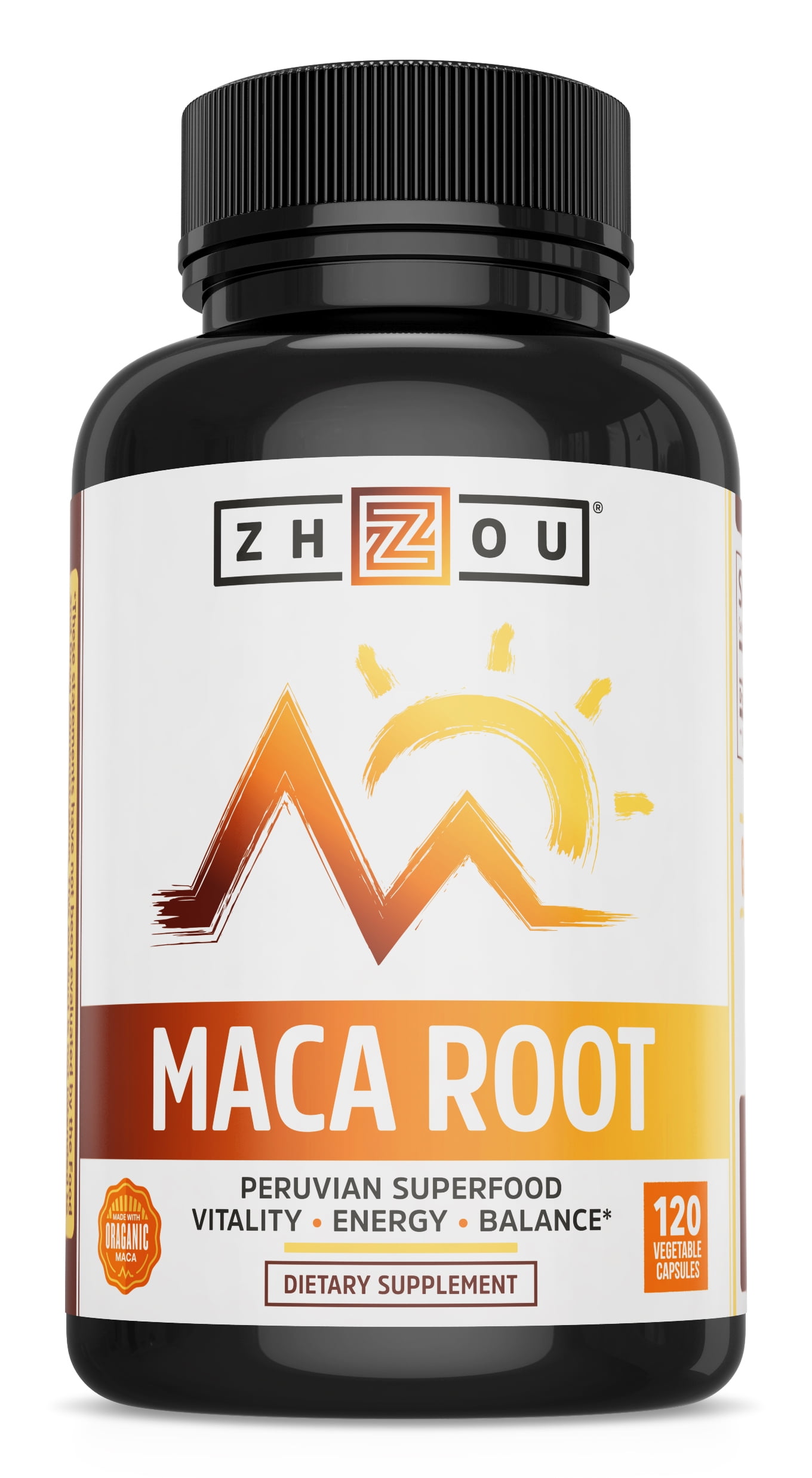 Zhou Maca Root Dietary Capsules | Wellness & Energy Booster | Vitamins ...