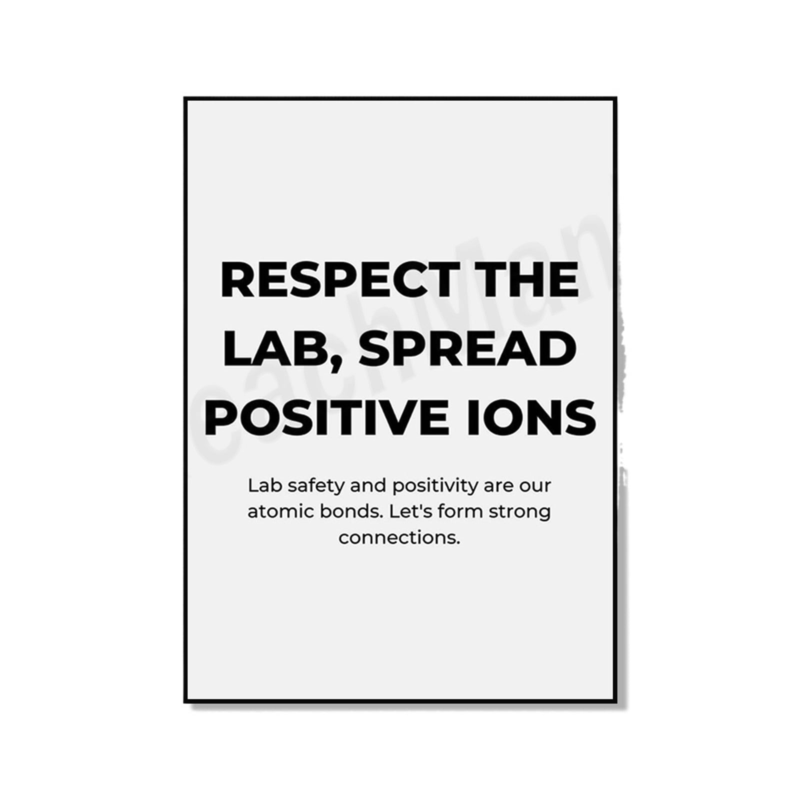 Zhoulg 1pcs Fun science classroom art posters, printable science ...