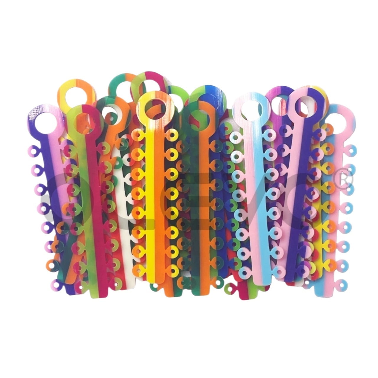 Zhoulg 20pcs/bag Dental Elastic Ligature Ties Orthodontic Elastomeric Ligating Ring for Teeth ...