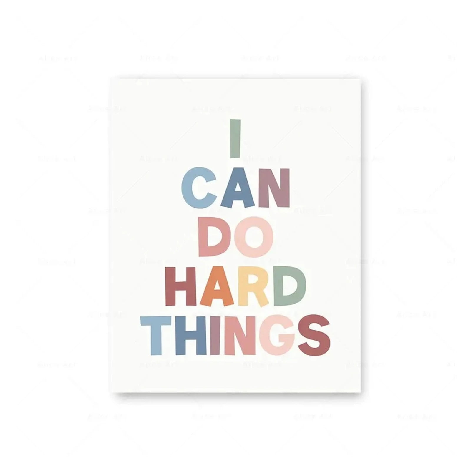 Zhoulg Canvas Painting Print Educational Wall Art Homeschool Decor ...