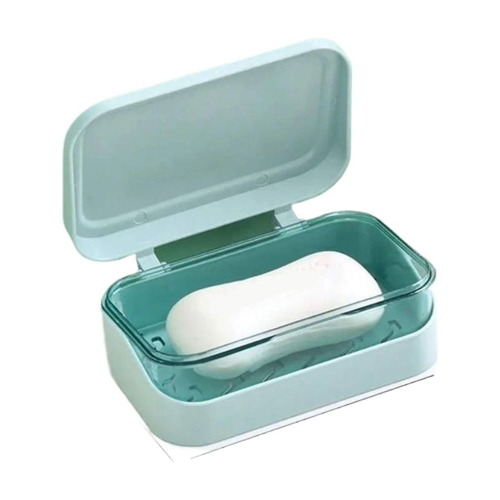 Zhoulg Double Layer Soap Box Travel Soap Dish With Drainage System ...