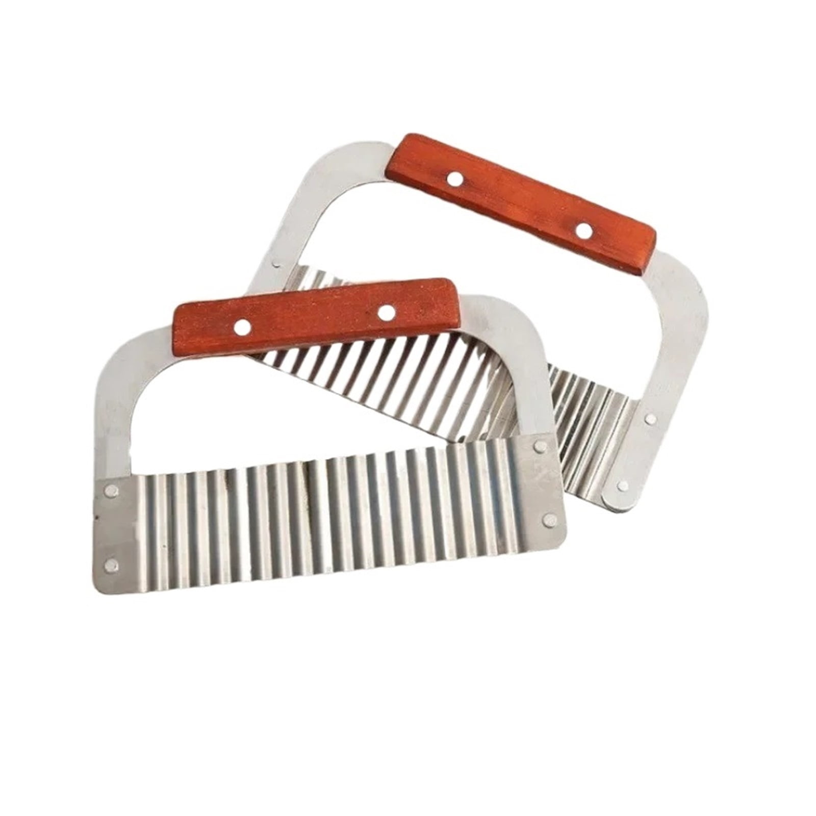 Zhoulg Stainless Steel Crinkle Cutters Wave Potato Cutter, French Fry ...