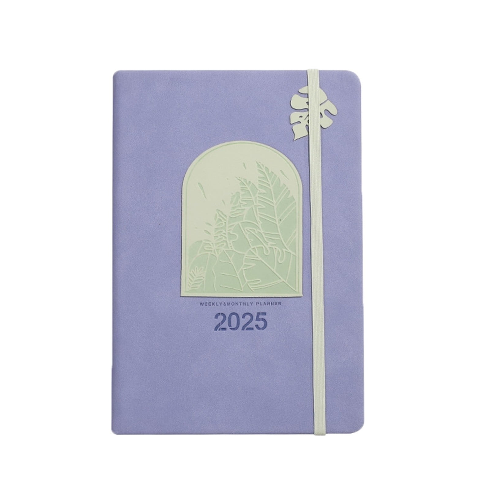 Zhouqiannn 2025 A5 Planner With Elastic Band Hardcover Daily Journal ...