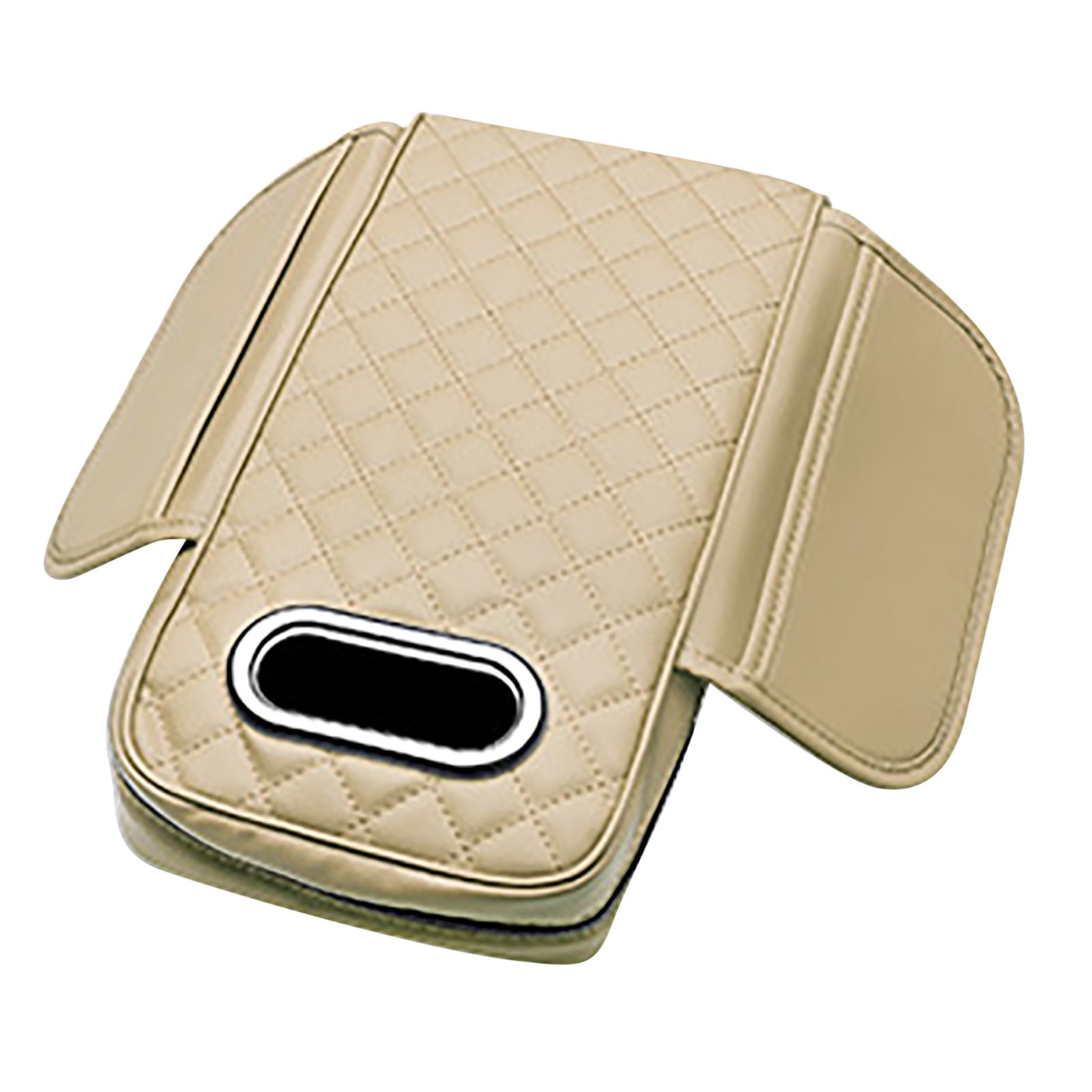 Zhouqiannn Center Console Cover Arm Rest Cover Leather Car Armrest Bo.x ...