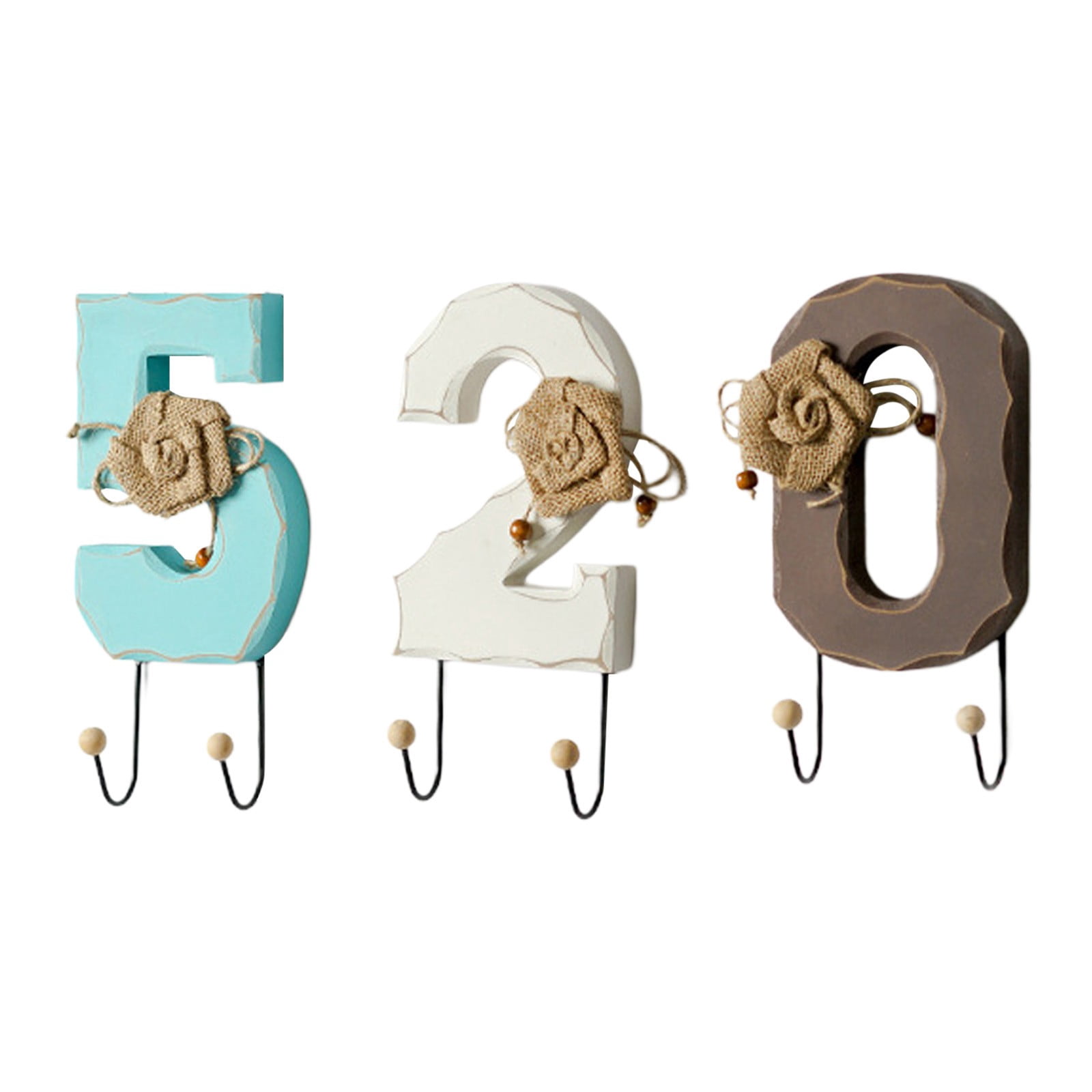 Zhouqiannn Clothes Hat Rack Wall Mounted Coat Rack Coat Hat Hanger ...