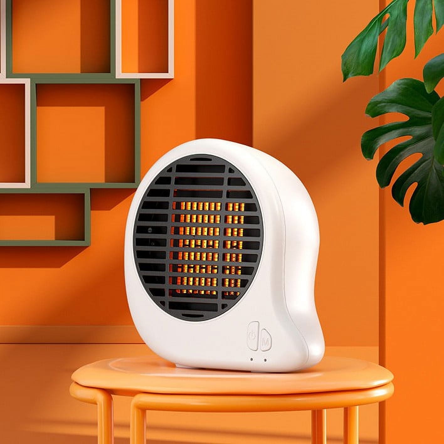 Zhouqiannn Compact and Energy Efficient Mini Heating Fan for Sunroom or ...