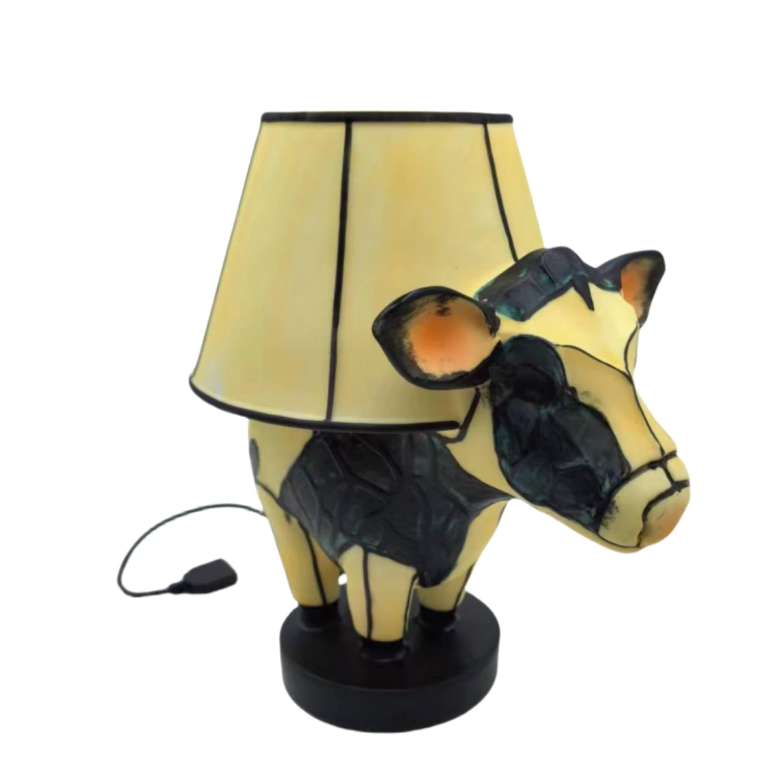 CHEEPUM Kids Light Motion Plug And Cute Cow Table Lamp Bedside Energy ...
