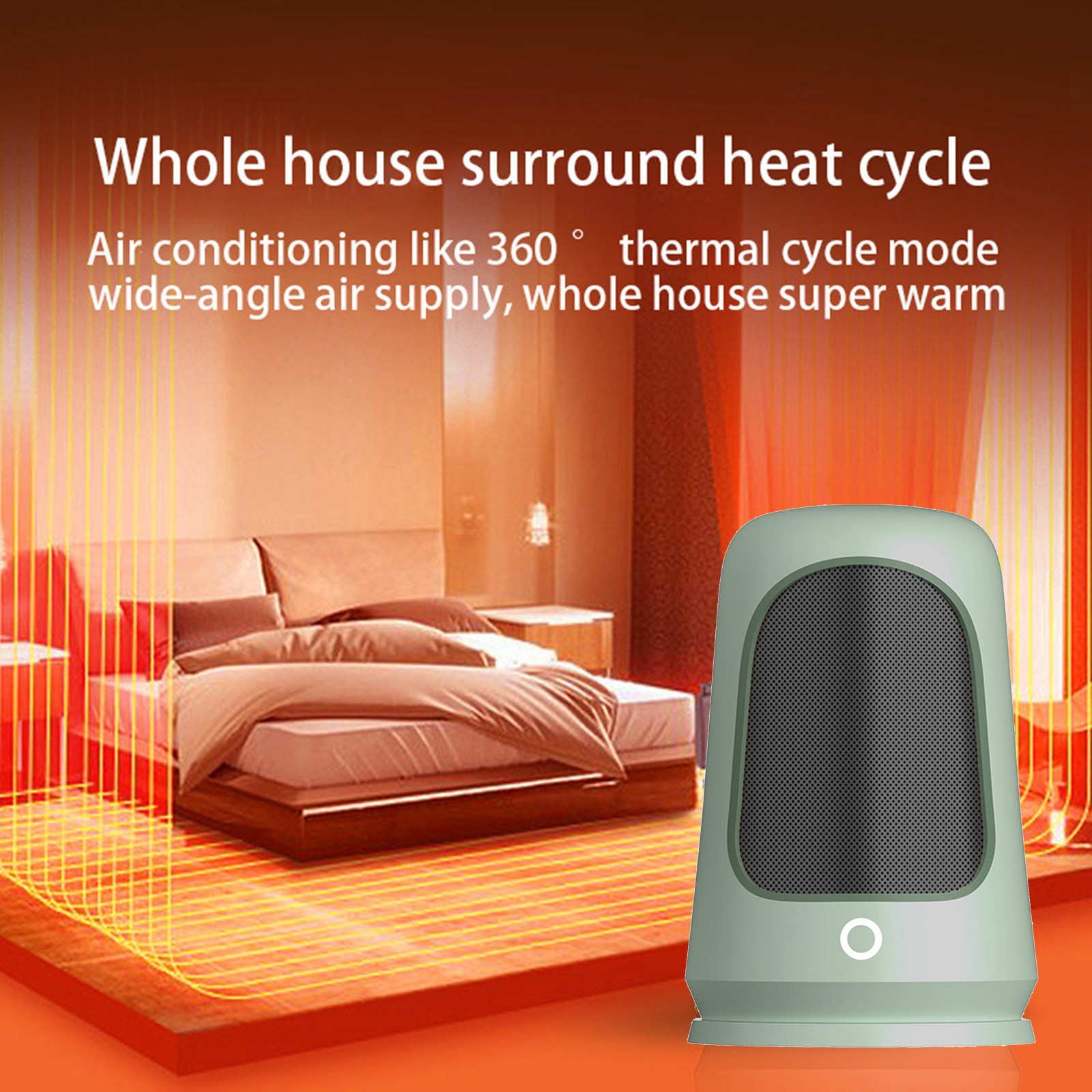 Zhouqiannn Desktop Heater Heating Heater Home Heater High Power Mini ...