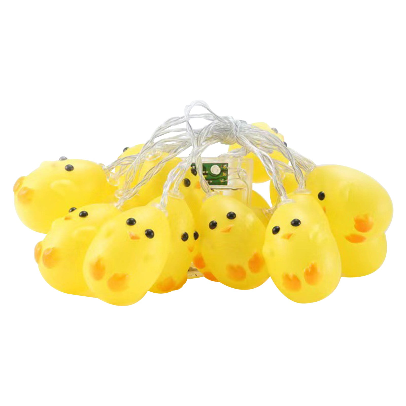 Zhouqiannn Easter Eggs Small Yellow Chicken Rabbit Eggs Colorful Light ...