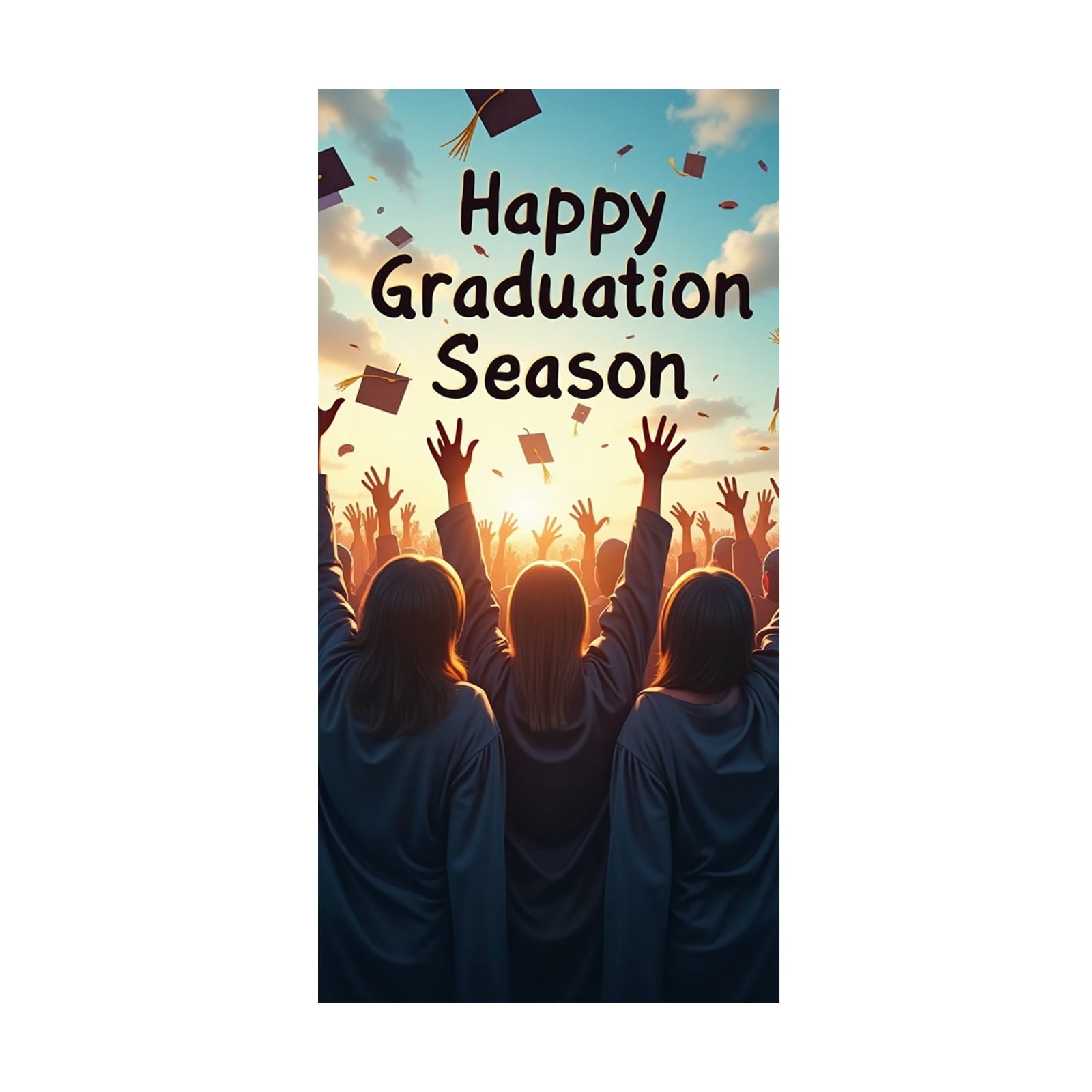 Zhouqiannn Graduation Season Door Curtains Convey Happiness And ...