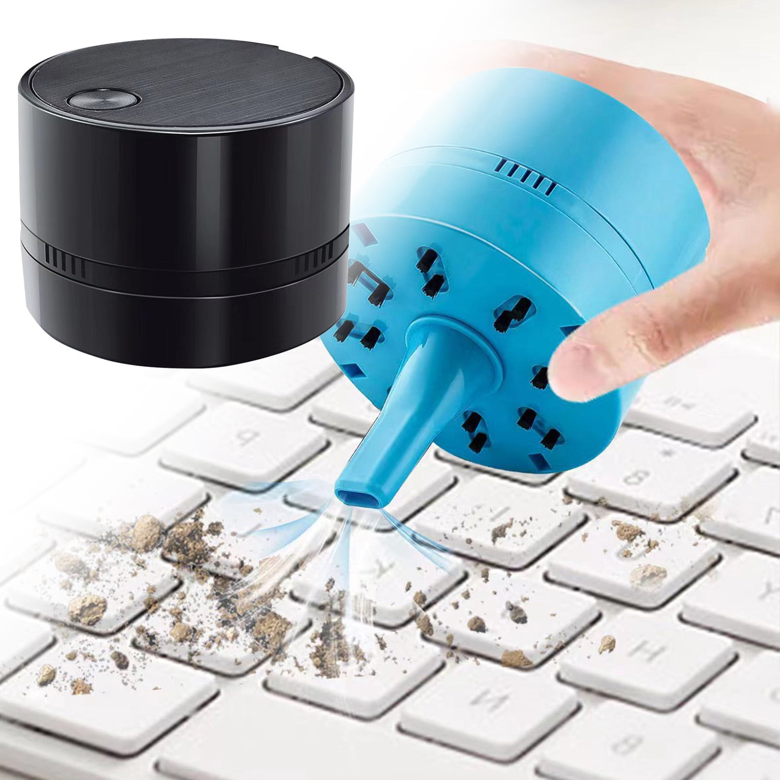 Zhouqiannn Mini Desktop Vacuum Cleaner with High Power and ...