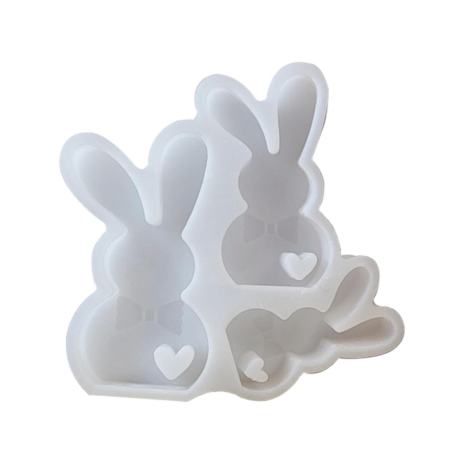 Zhouqiannn Silicone Moulds Easter DIY Rabbit Silicone Mould Easter ...
