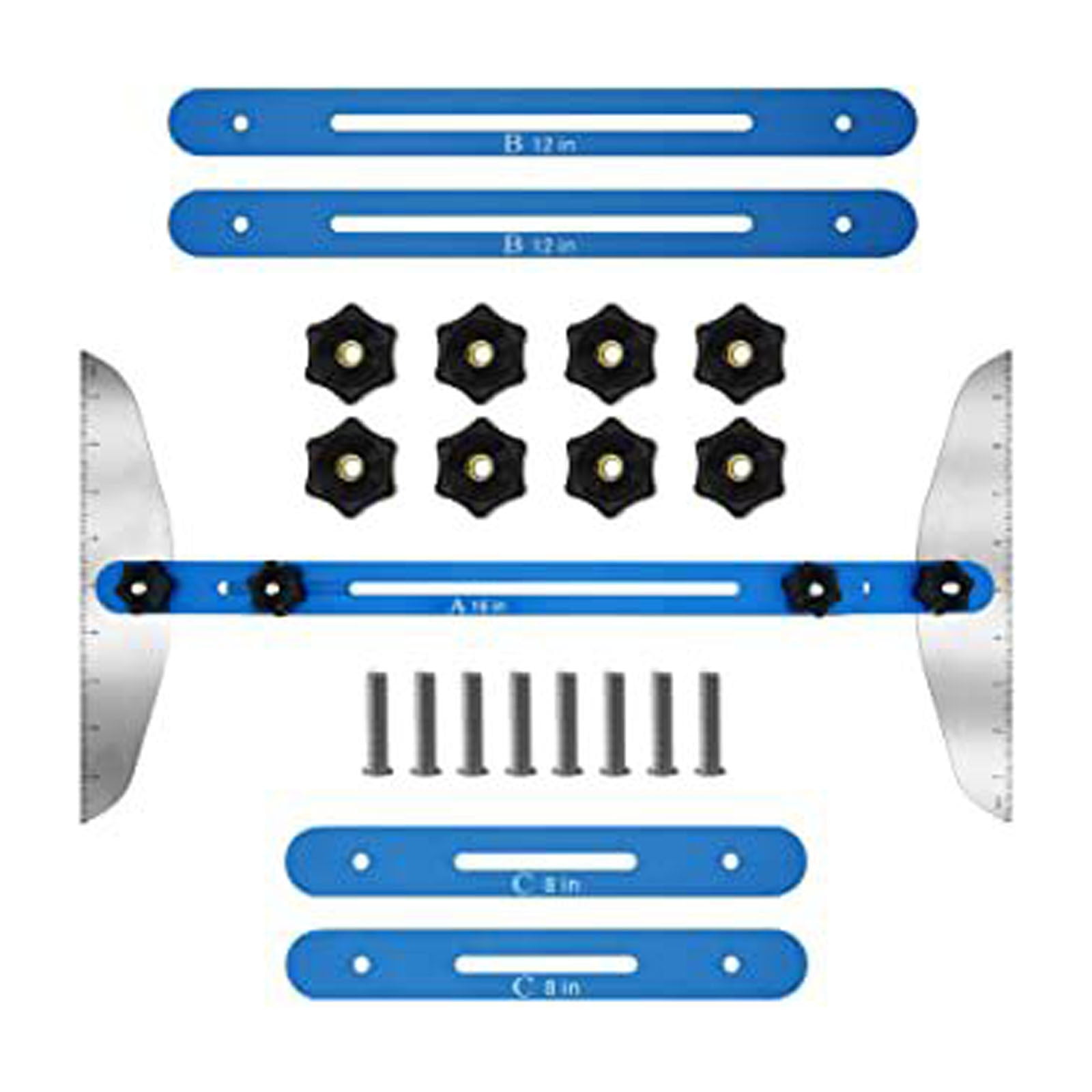 Zhouqiannn Stair Tread Template Tool Stair Gauge Set Shelf Layout ...