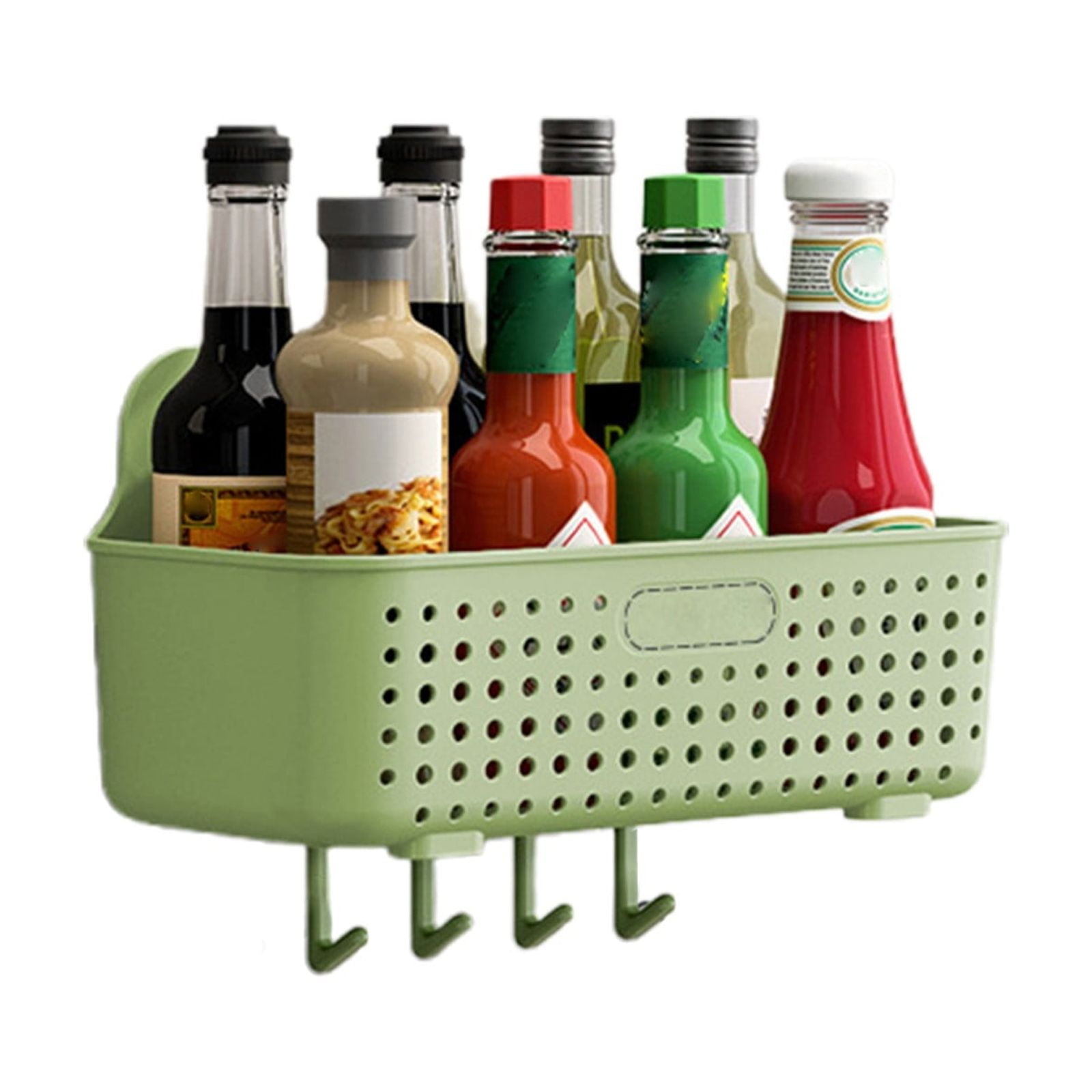 Zhouqiannn Wall Mounted Storage With For Kitchen Bathroom Living Room ...