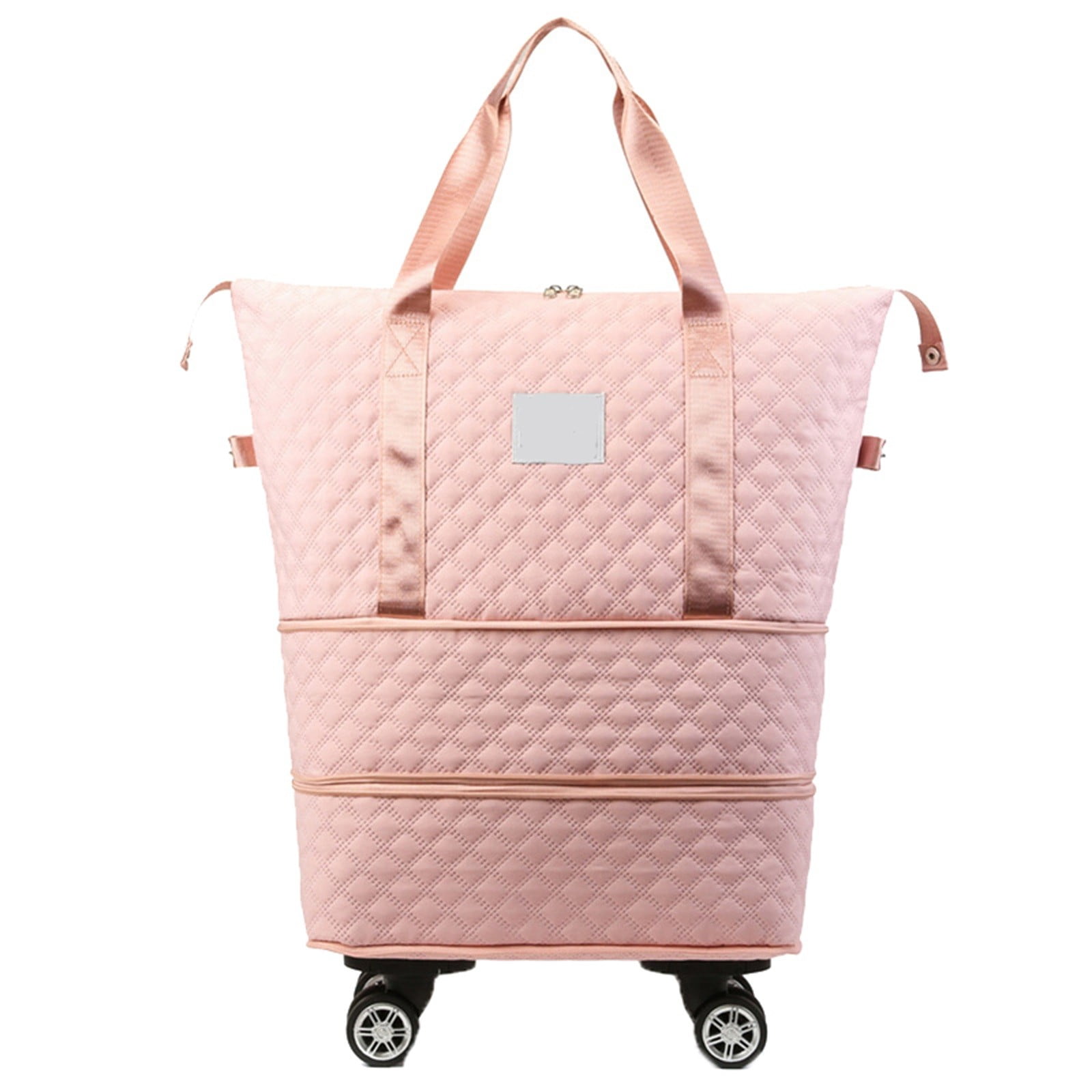 Zhouqiannn Wheeled Travel Duffel Bag Expandable Suitcase For Travel ...