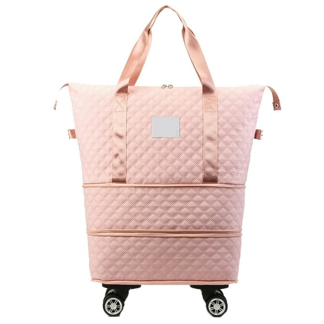 Zhouqiannn Wheeled Travel Duffel Bag Expandable Suitcase For Travel ...