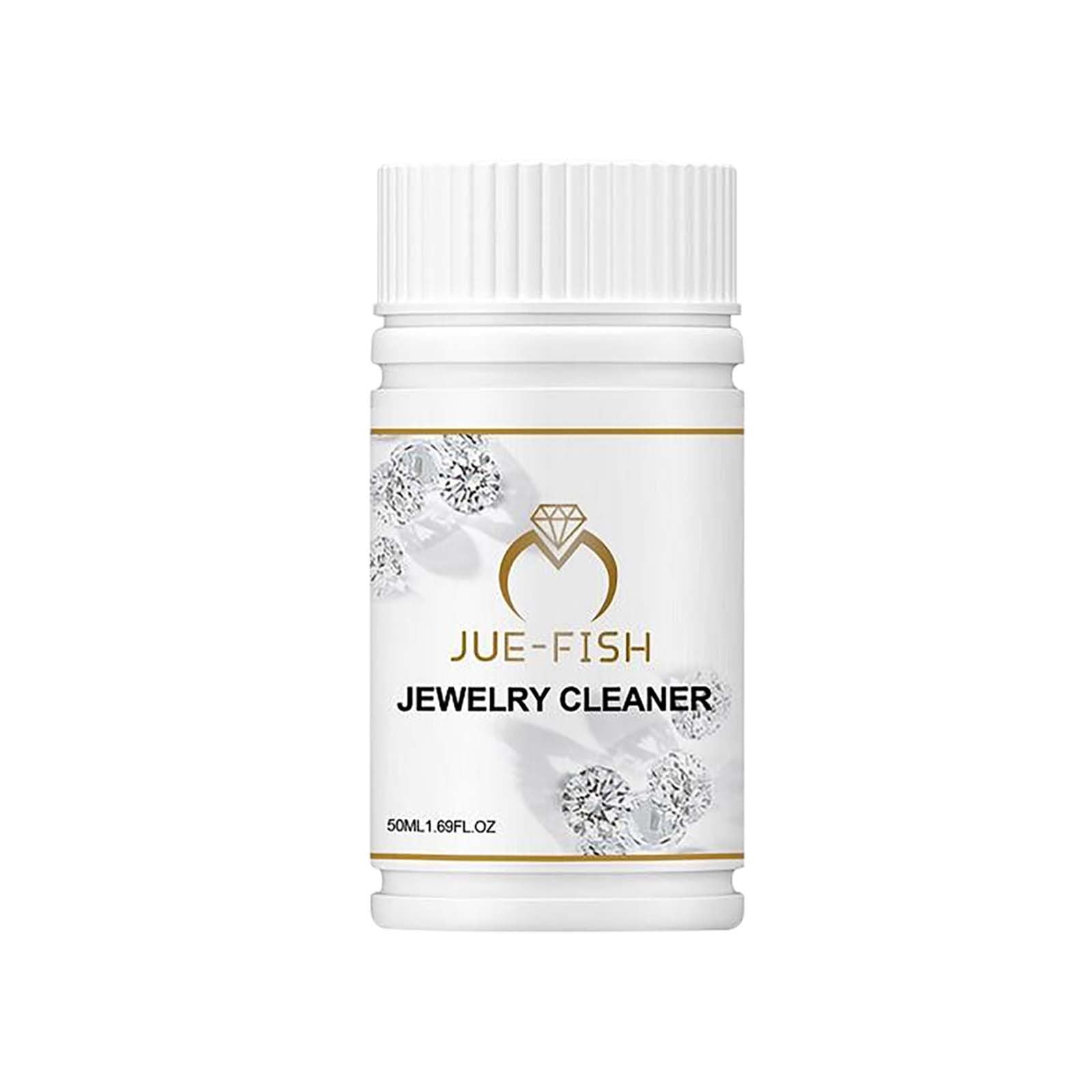 Zhourta 1.7 fl oz Jewelry Cleaner Solution Ultrasonic Safe Liquid for ...