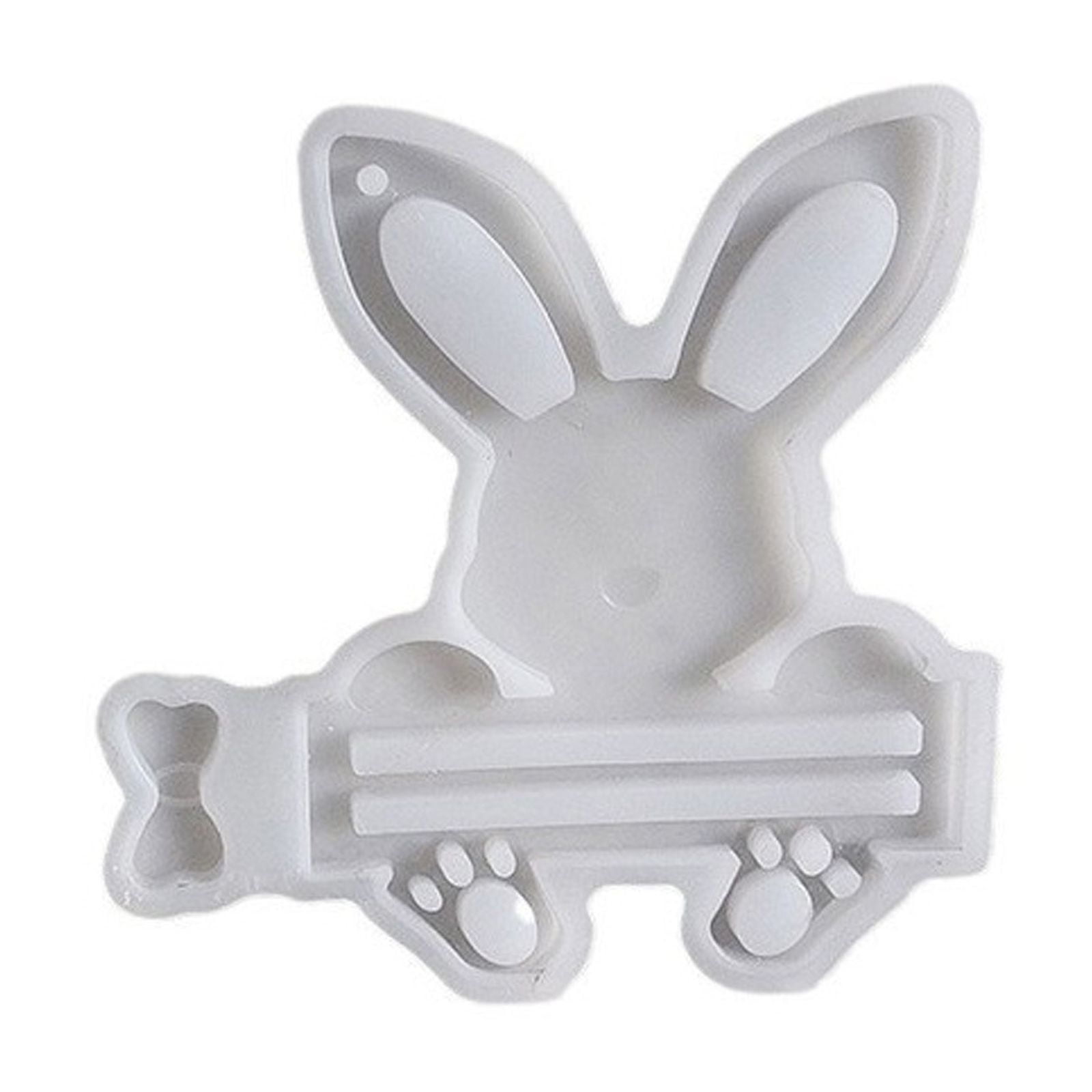 Zhourta 2pcs Rabbits Pendant Mould Decorative Gypsum Dropping Mould ...