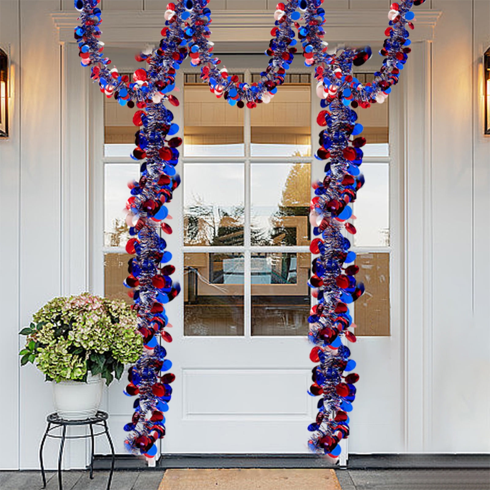 Zhourta 4th of July Tassel Garland 59Inch DIY Hanging Streamers ...