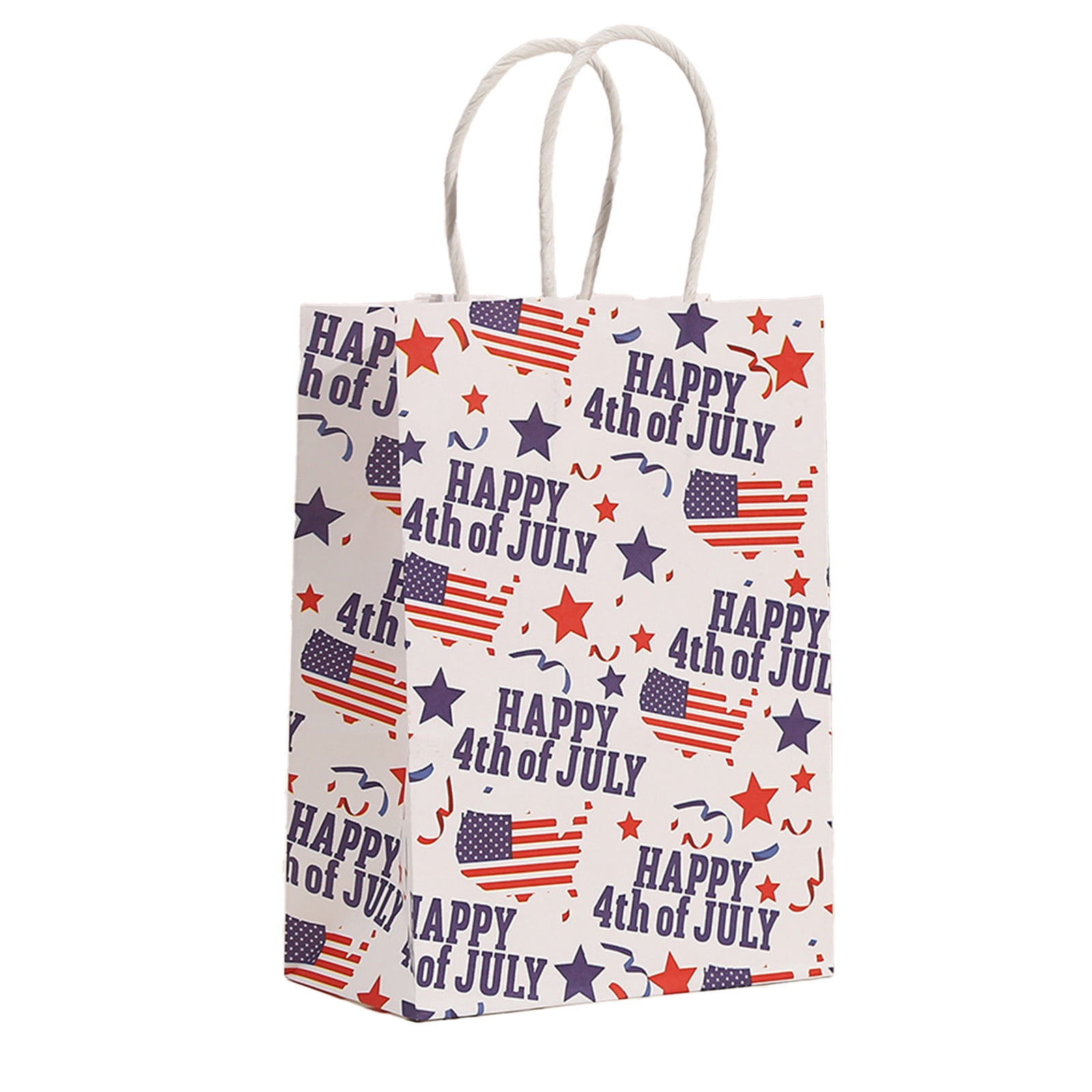 Zhourta 4th of July Gift Bags 12 Pack Patriotic Party Favors Red White ...