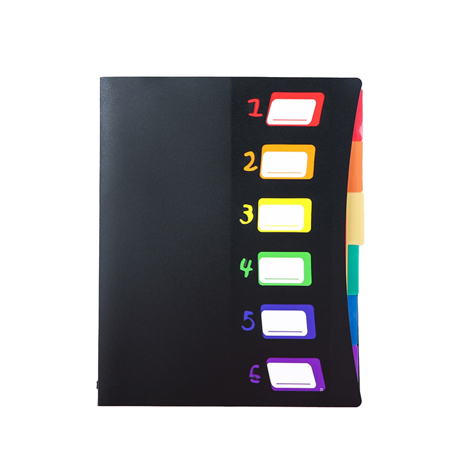 Zhourta Accordion File Organizer 6 Grids Rainbows Classification Organ ...