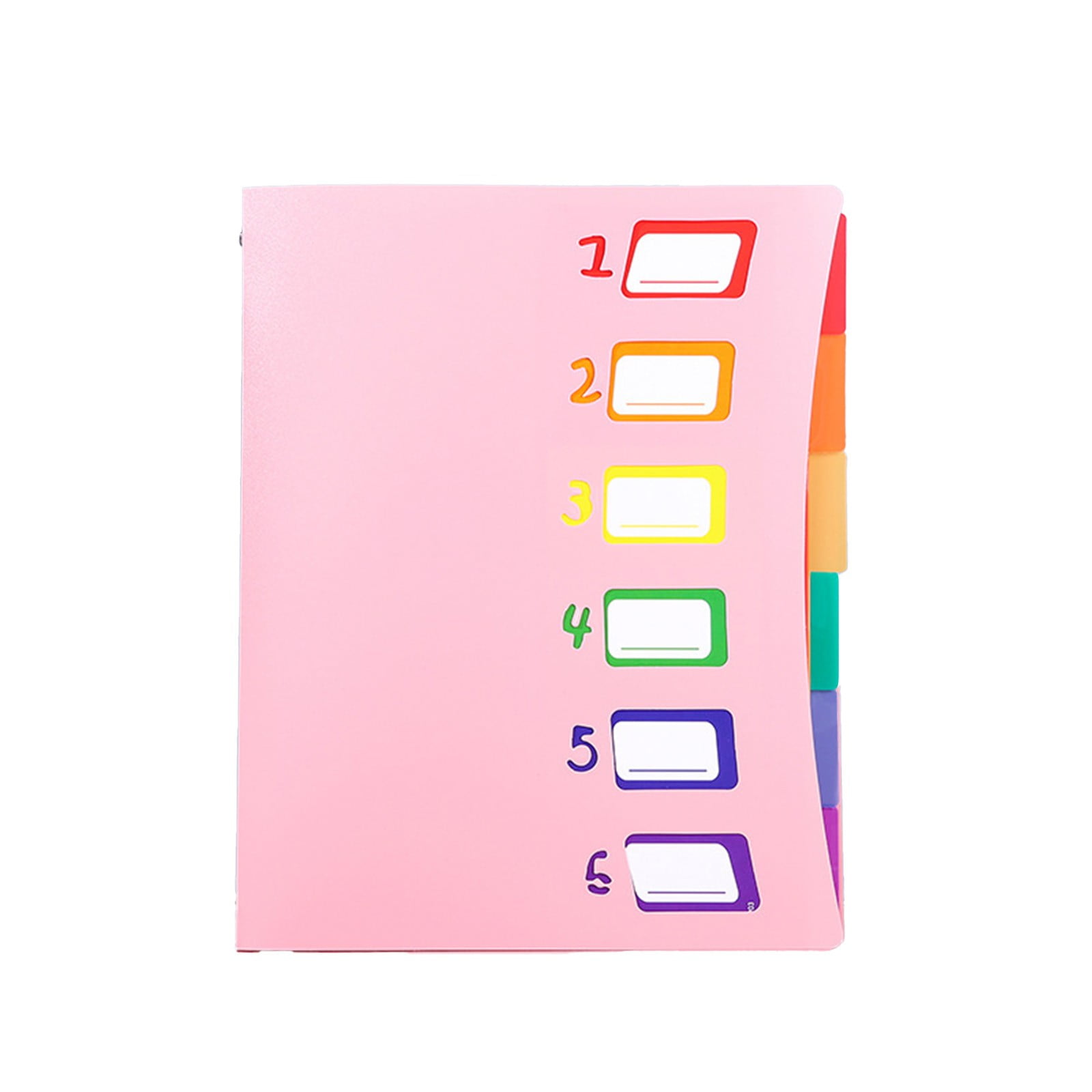 Zhourta Accordion File Organizer 6 Grids Rainbows Classification Organ ...