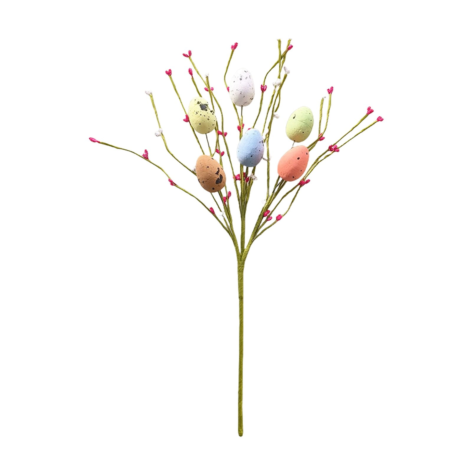 Zhourta Easter Simulation Berry Plugs Home Decor Bird Branches Fun ...