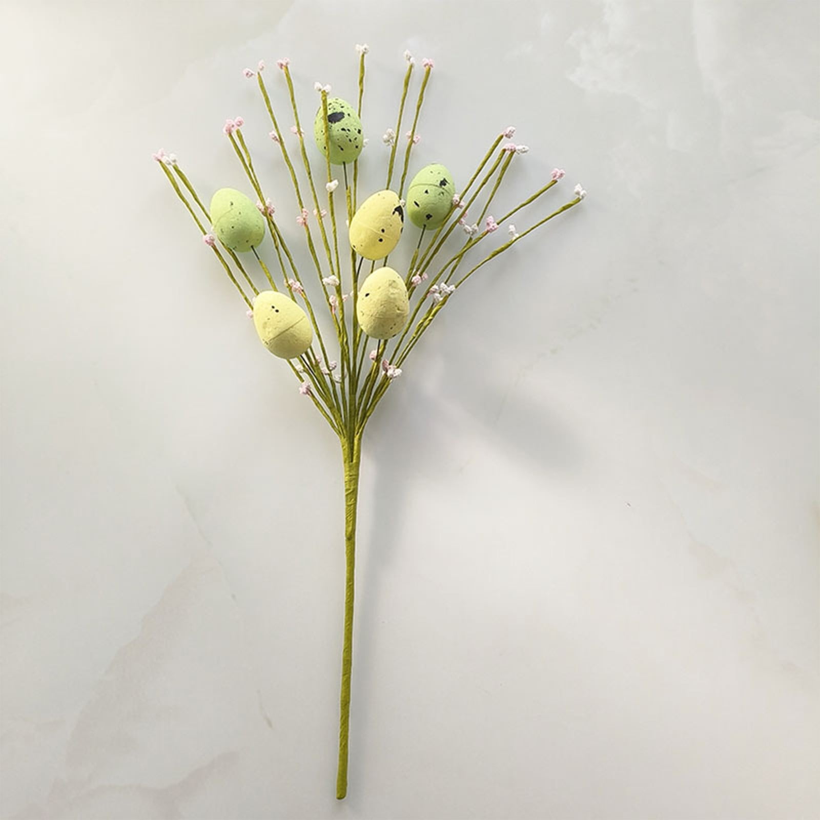 Zhourta Easter Simulation Berry Plugs Home Decor Bird Branches Fun ...